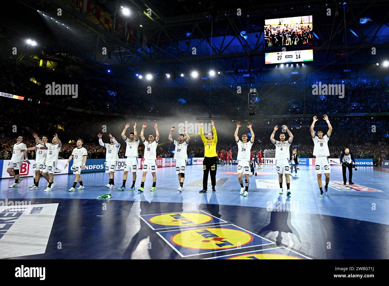 Duesseldorf, Germany. 10th Jan, 2024. Handball: European Championship ...