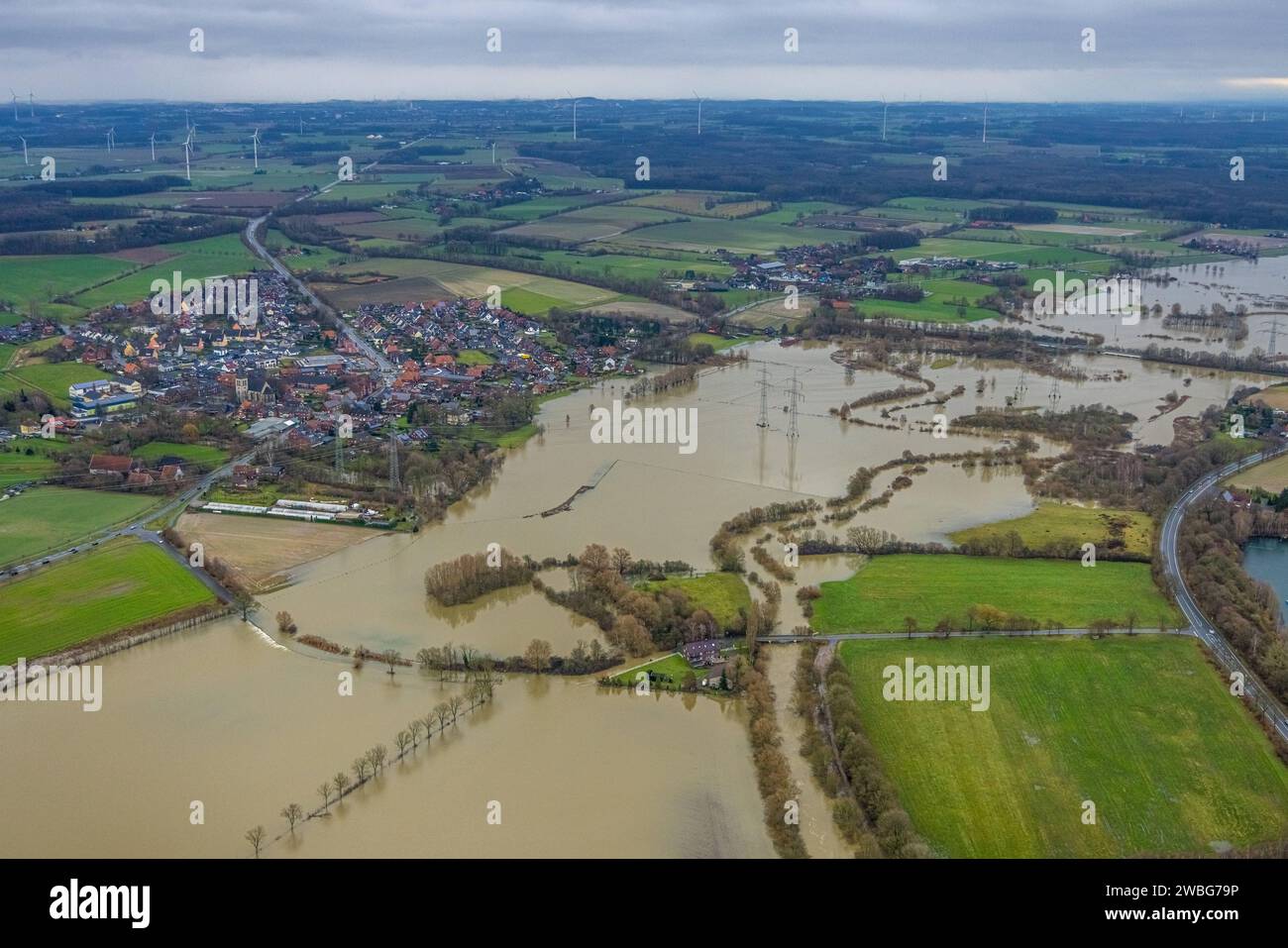 District mersch at the river lippe hi-res stock photography and images ...