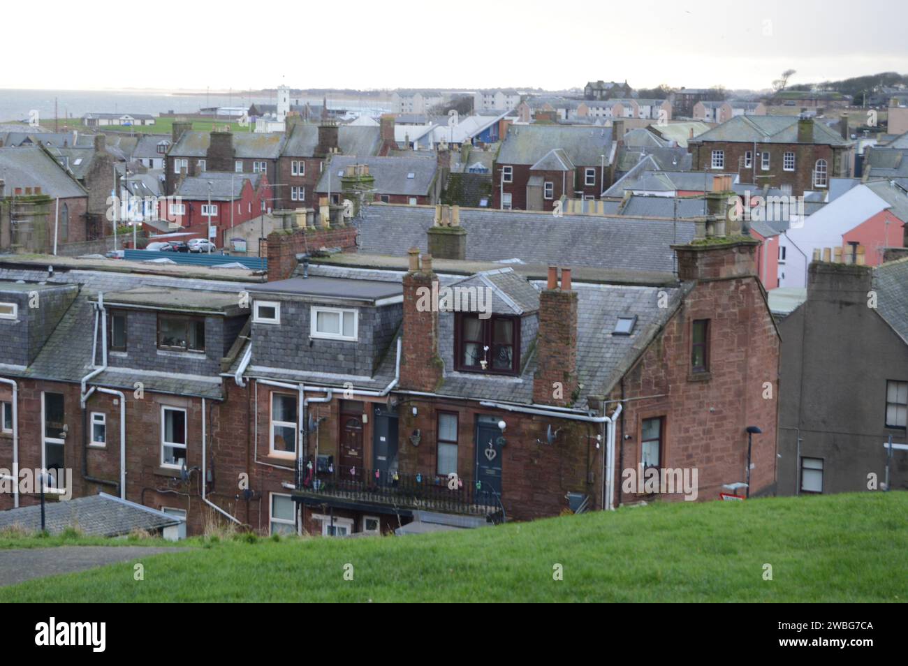 An Arbroath townscape with traditional architecture Stock Photo - Alamy