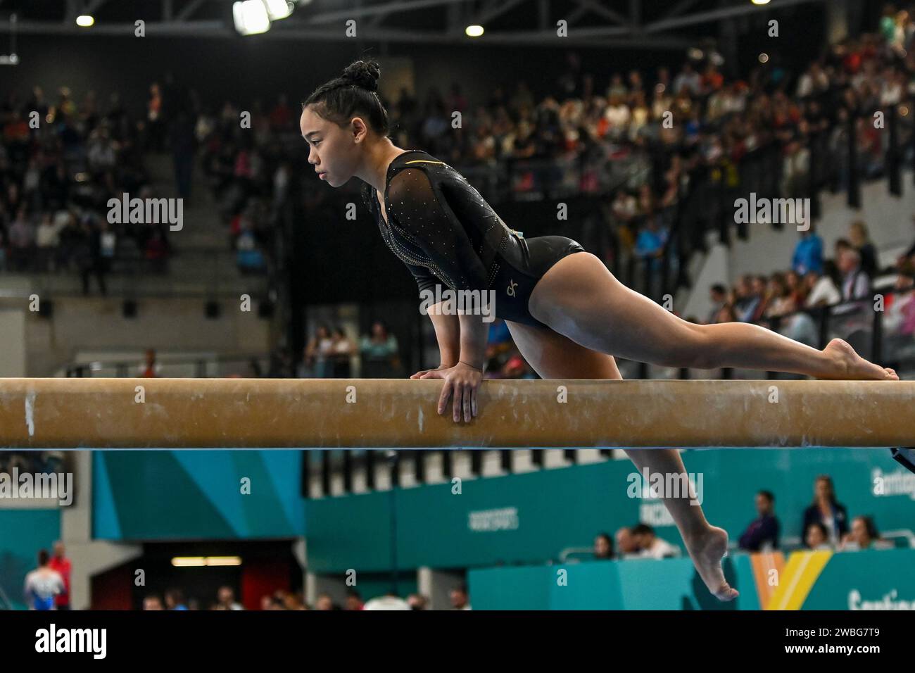 Santiago, Chile, October 23, 2023, Aurelie Tran (CAN) during Gymnastics ...