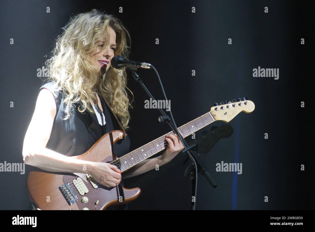 Madrid, Spain. 10th Jan, 2024. The singer Christina Rosenvinge performs ...