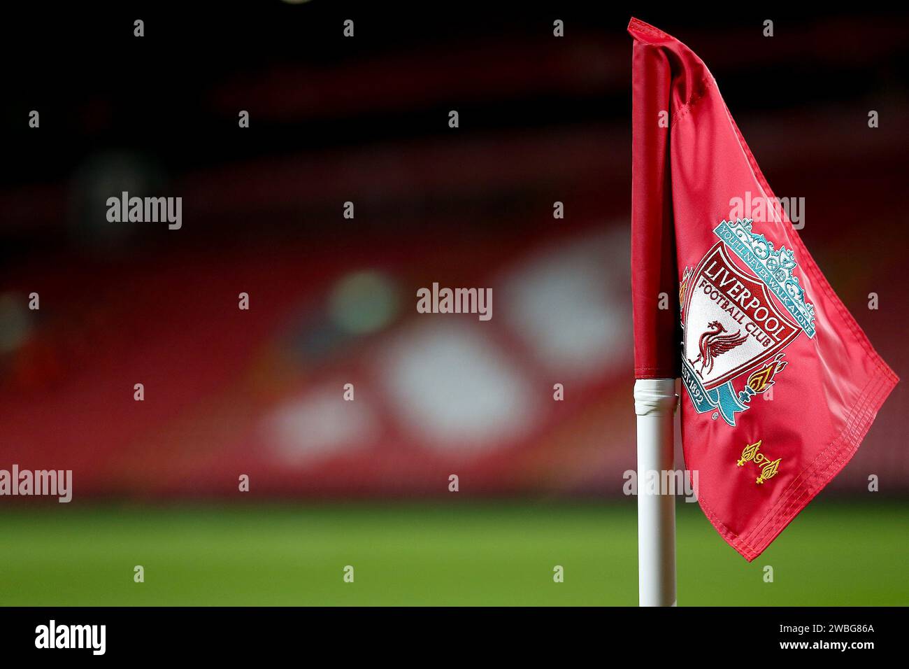 Liverpool fc flag hi-res stock photography and images - Alamy
