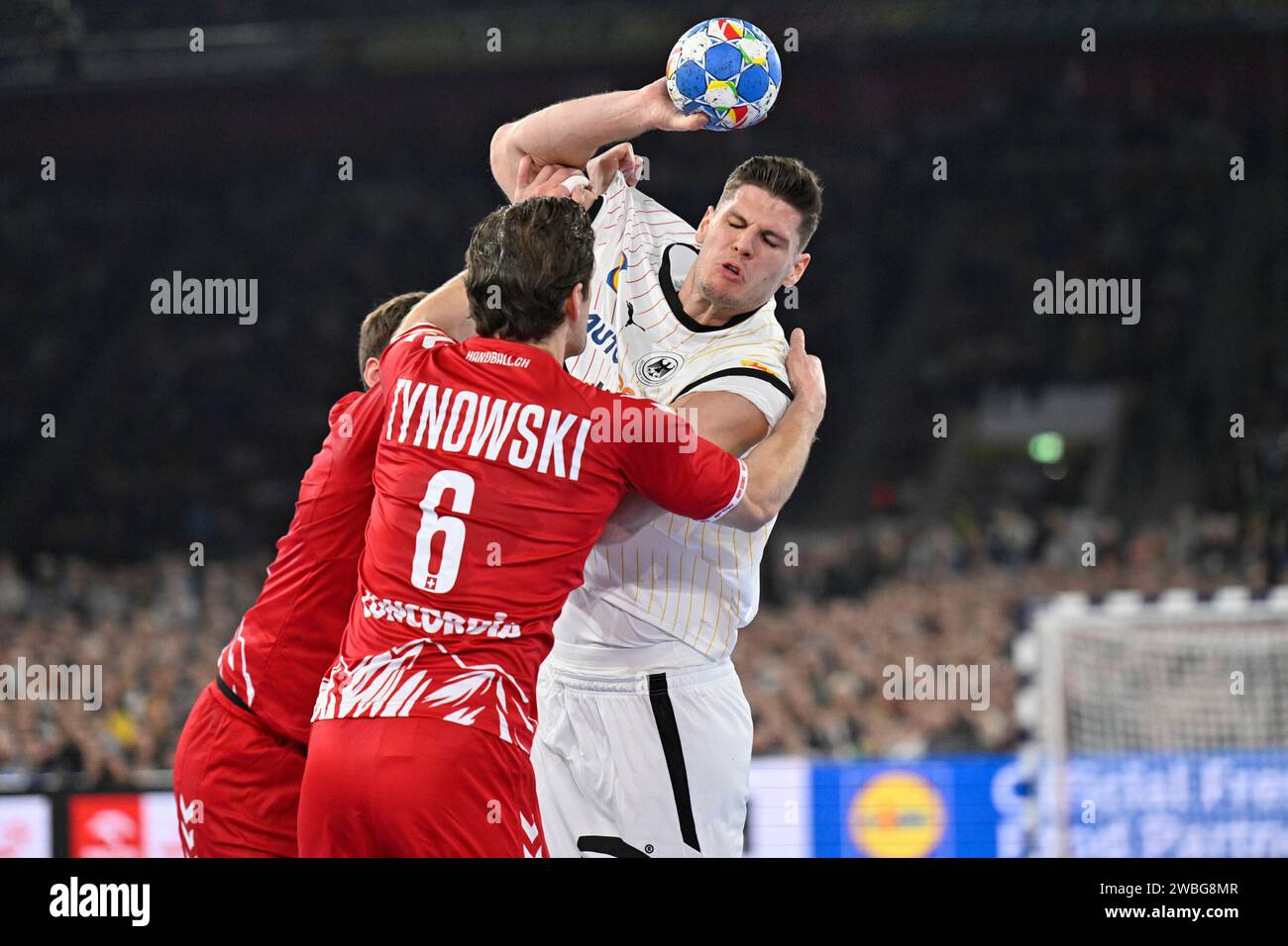 10.01.2024, Merkur Spiel-Arena, Düsseldorf, Men`s EHF Euro 2024 ...