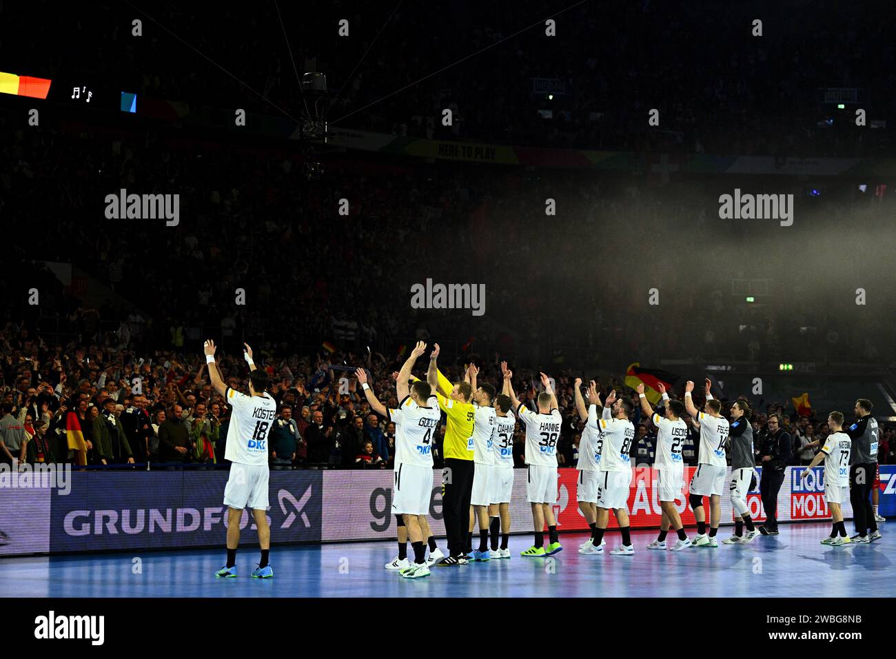 Duesseldorf, Germany. 10th Jan, 2024. Handball: European Championship ...