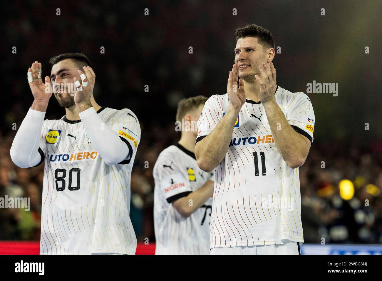 Sebastian Heymann (Deutschland, #11) applaudiert Richtung Fans MEN?S ...