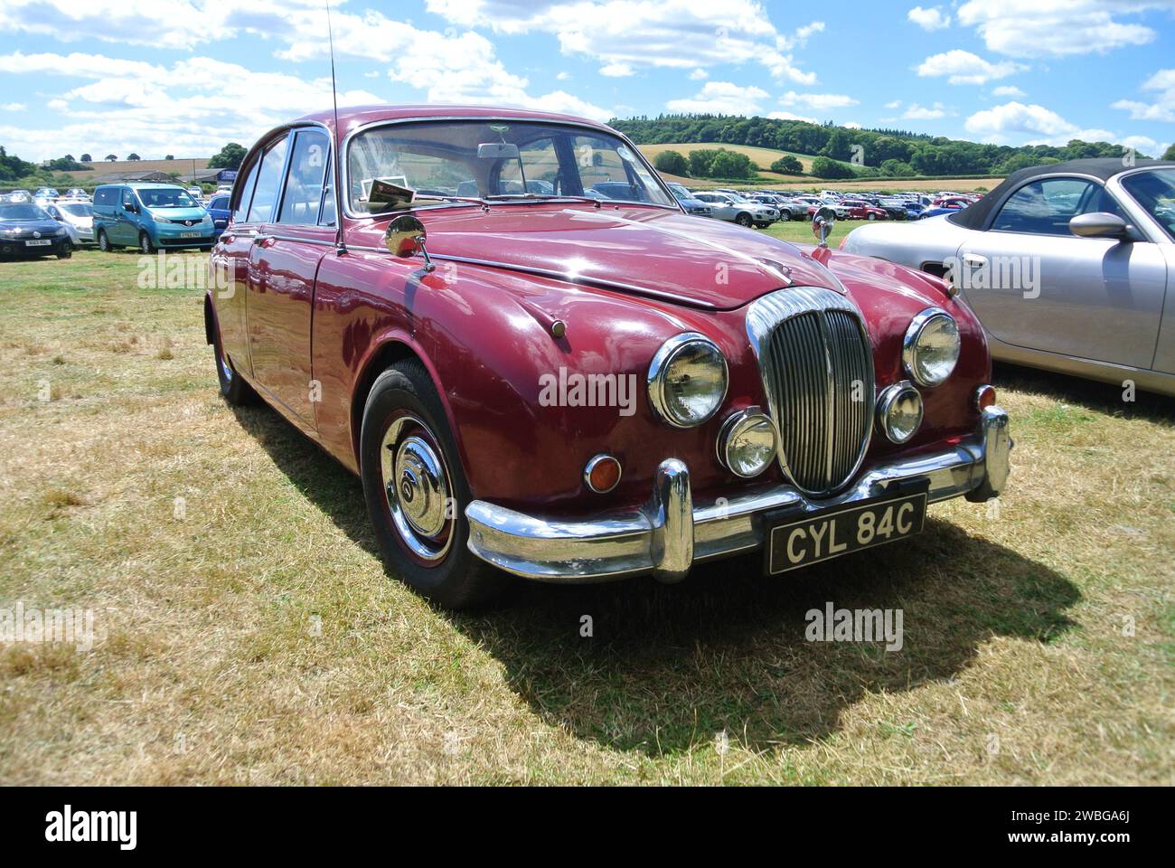 A 1965 Daimler V8-250 parked on display at the 47th Historic Vehicle ...
