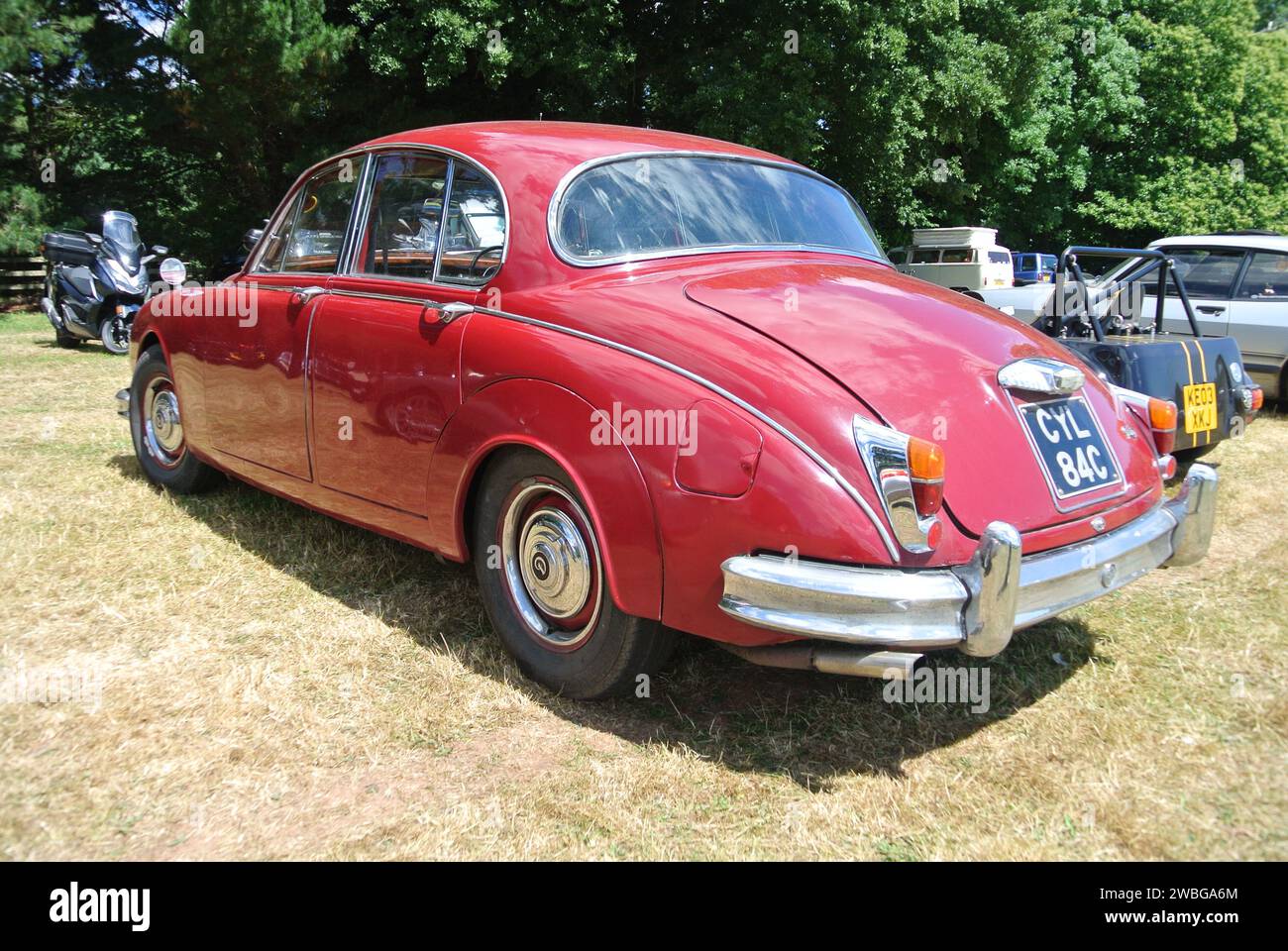 A 1965 Daimler V8-250 parked on display at the 47th Historic Vehicle ...