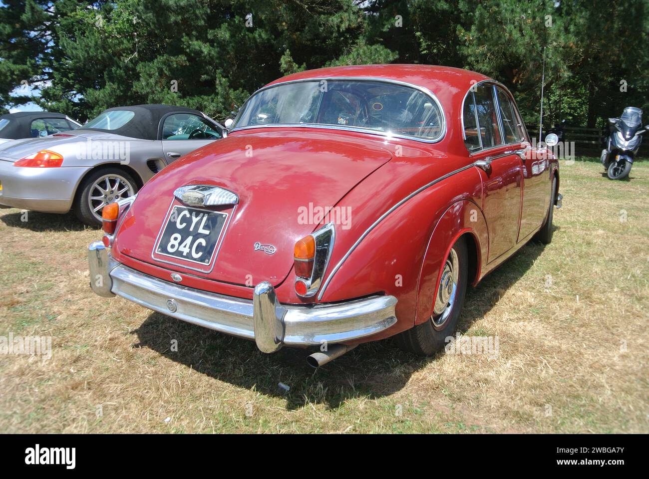 A 1965 Daimler V8-250 parked on display at the 47th Historic Vehicle ...