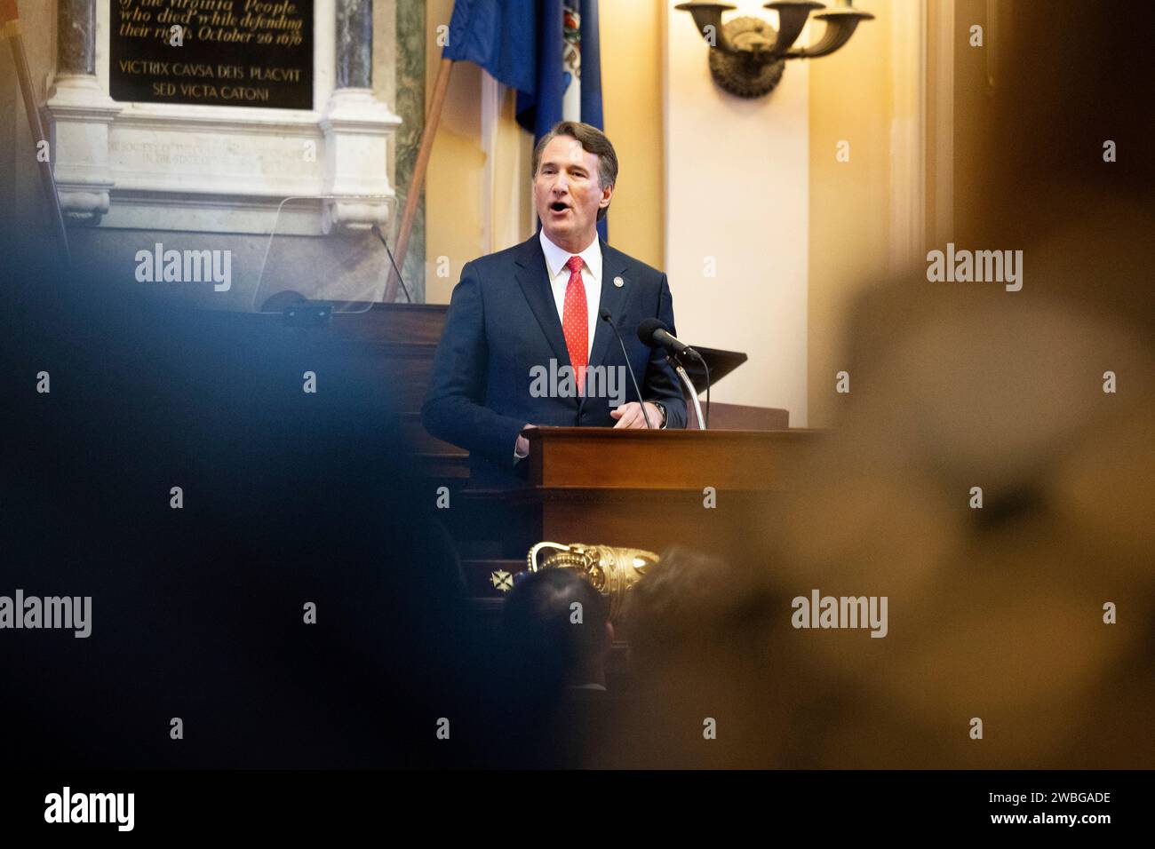 Virginia Gov. Glenn Youngkin delivers his State of the Commonwealth ...