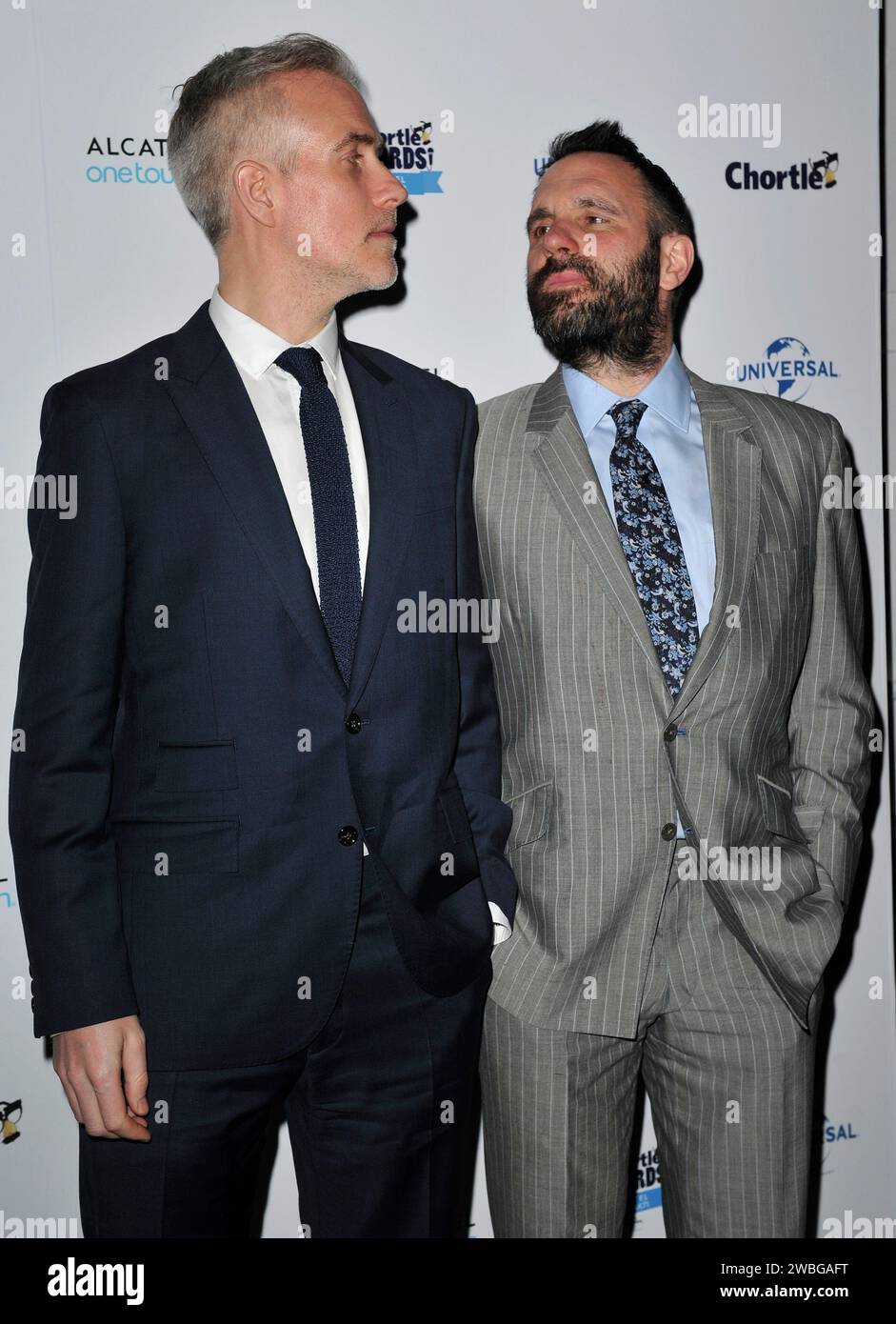 London, UK. Matt Everitt & Shaun Keaveny at the Chortle Awards at ...