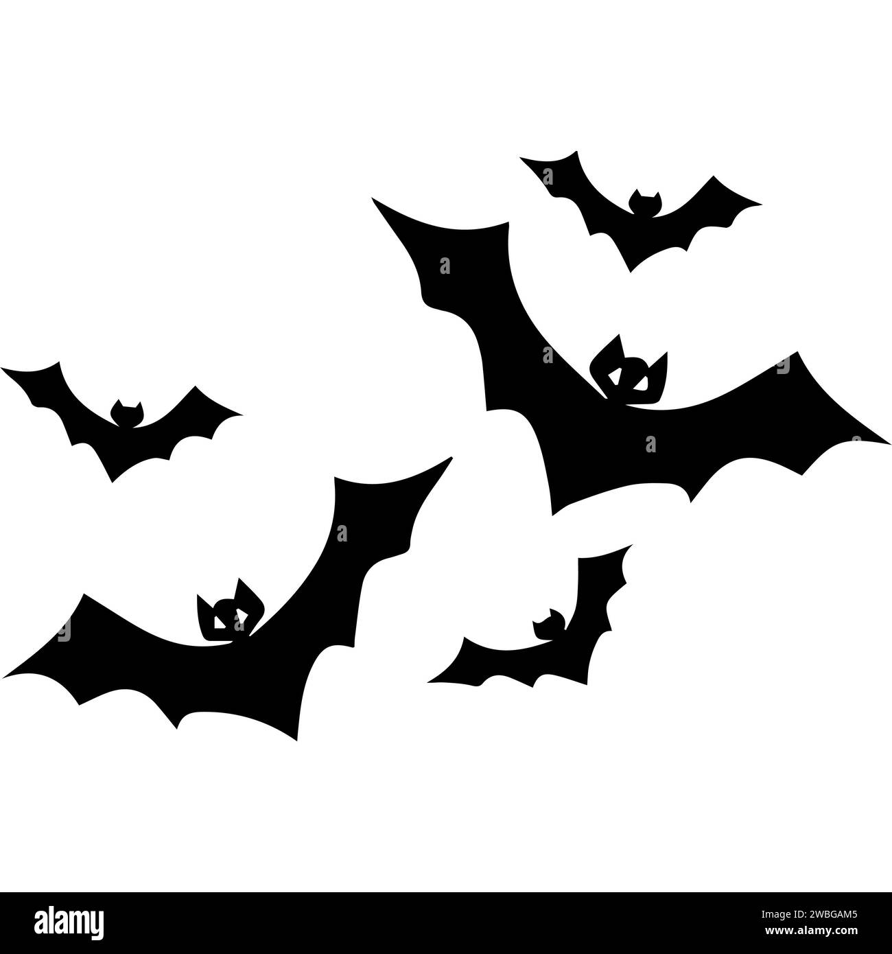 Happy Halloween day element background vector. Cute collection of ...