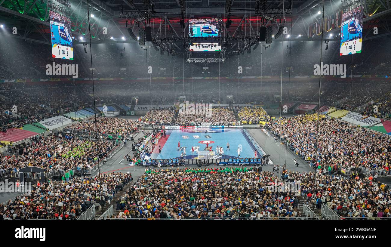 A handball world-record crowd of 53,586 spectators witnesses the Men's ...