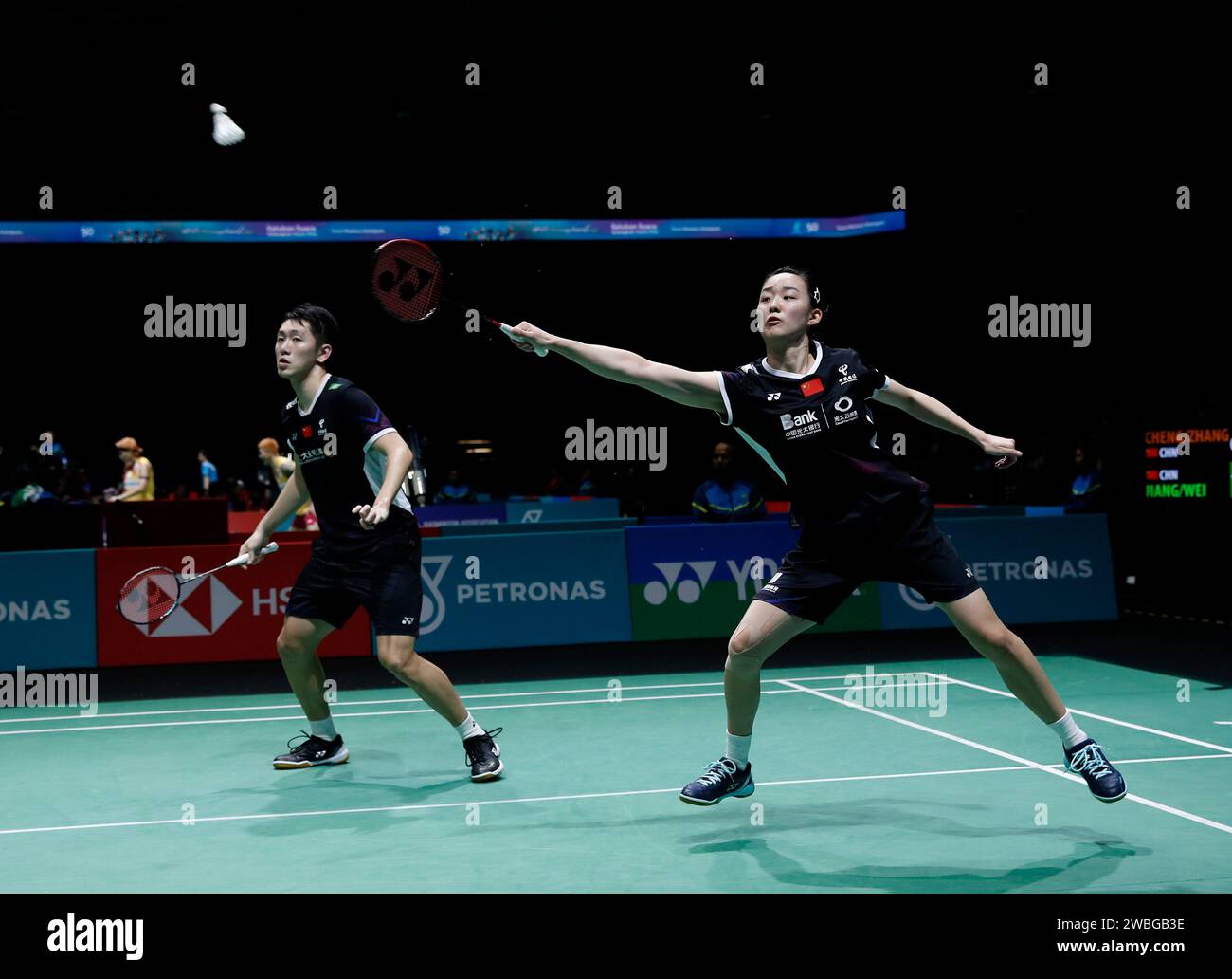 Kuala Lumpur, Malaysia. 10th Jan, 2024. Cheng Xing and Zhang Chi (L) of ...