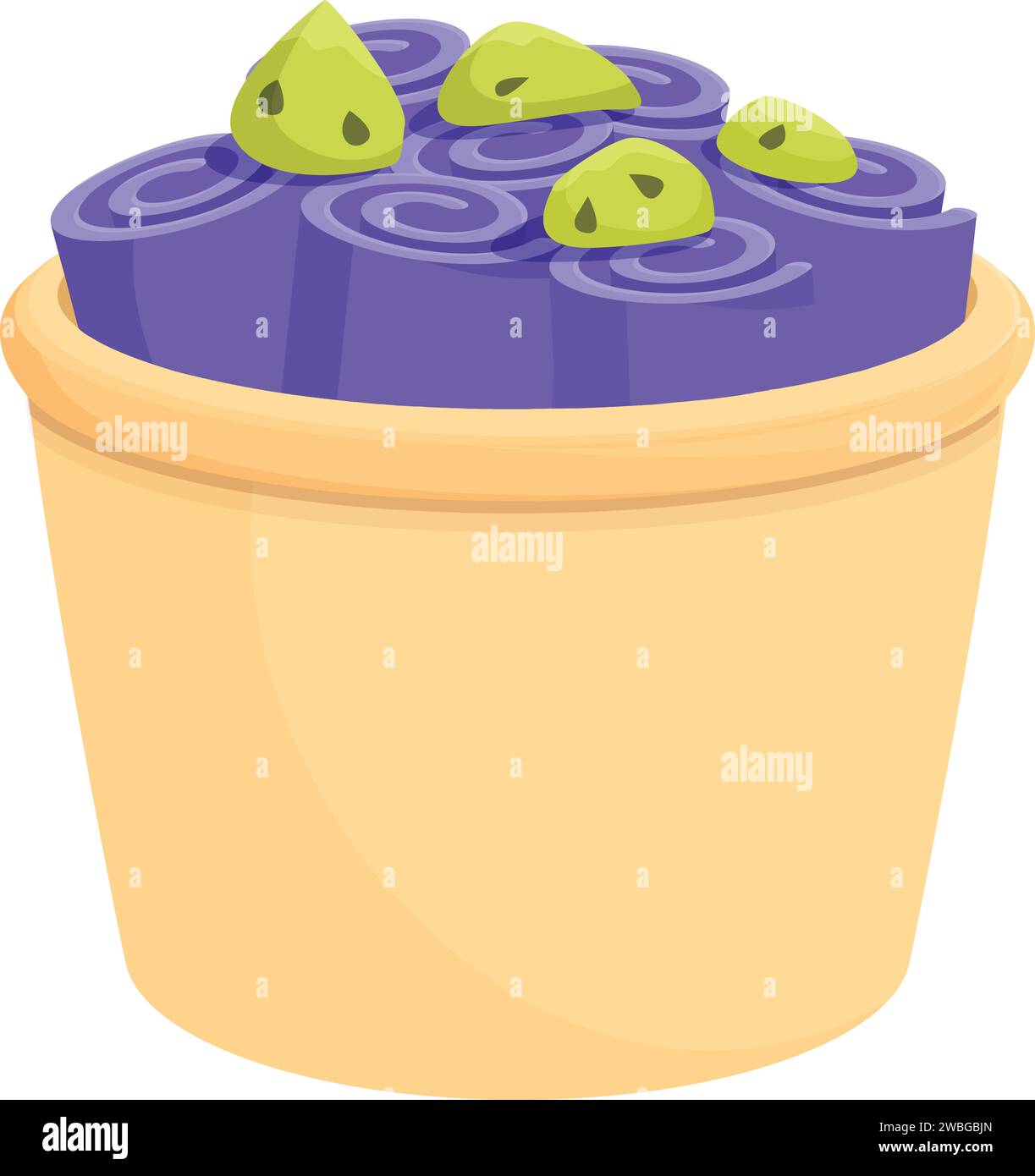 Colorful ice cream icon cartoon vector. Summer food roll. Pink dessert ...