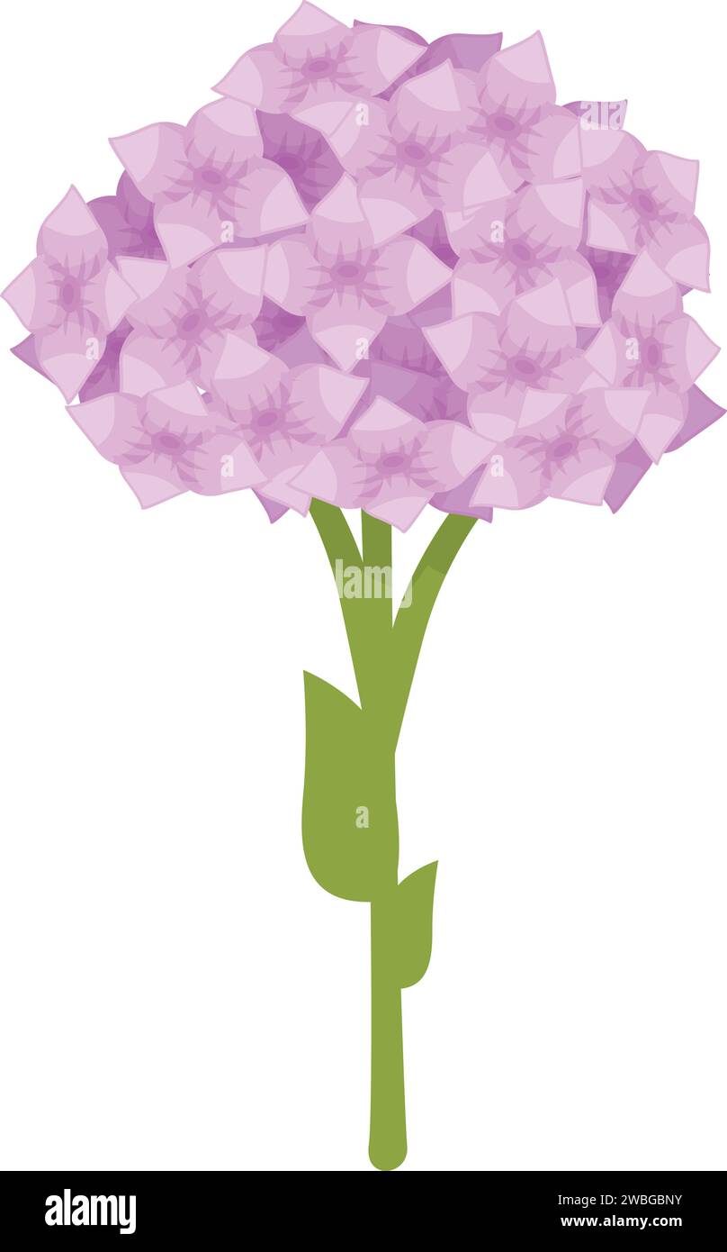 Love hydrangea icon cartoon vector. Marriage garden. Spring floral ...