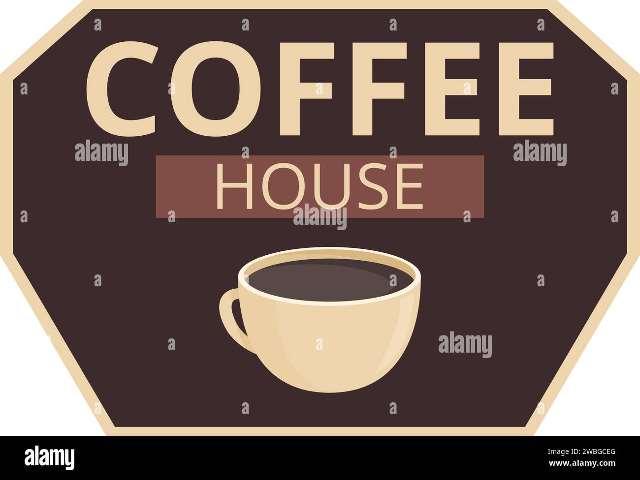 Coffee house icon cartoon vector. Street cafeteria. Store front bar ...