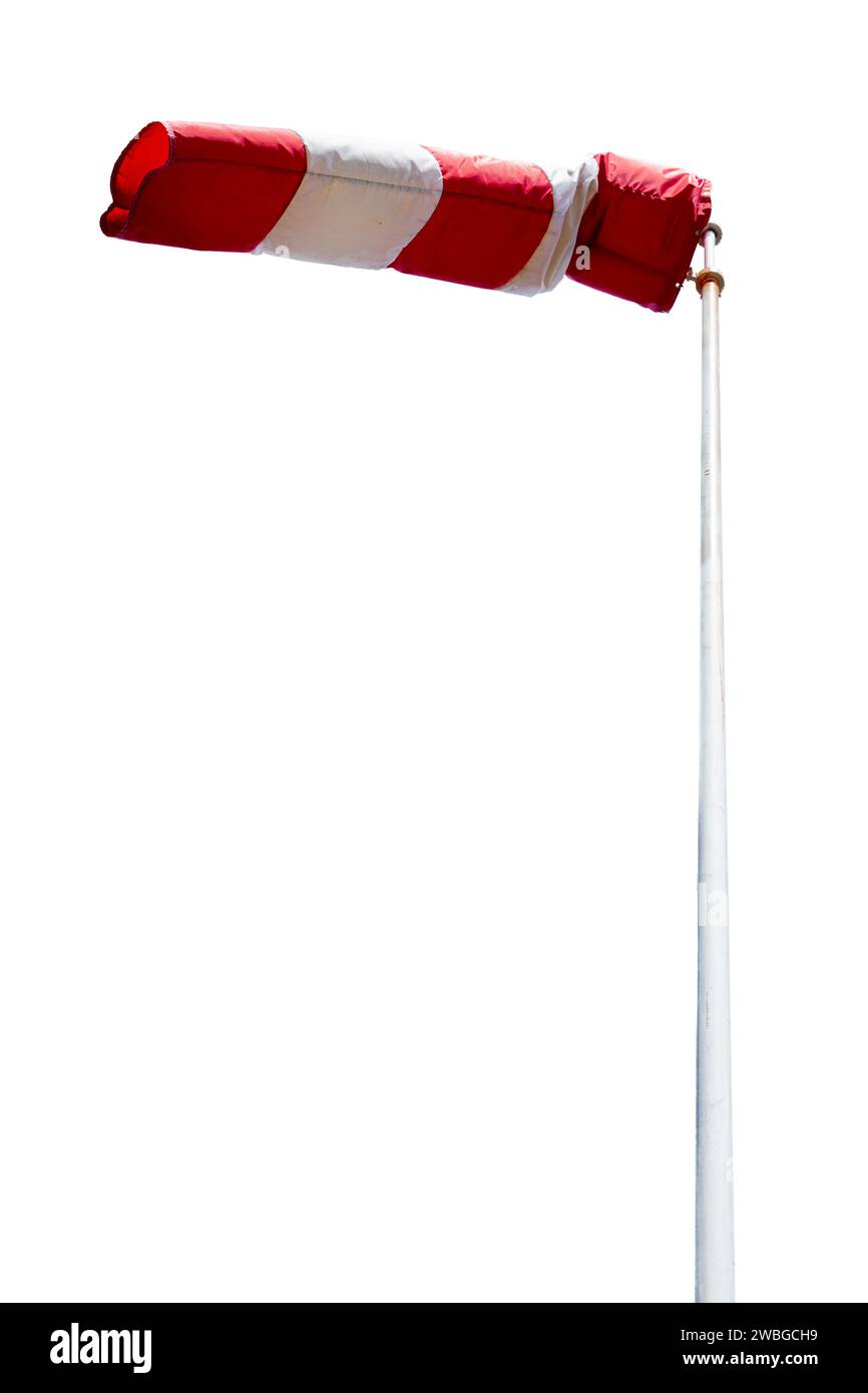 wind, windsock, operation, white, background, ideal, cutting Stock ...