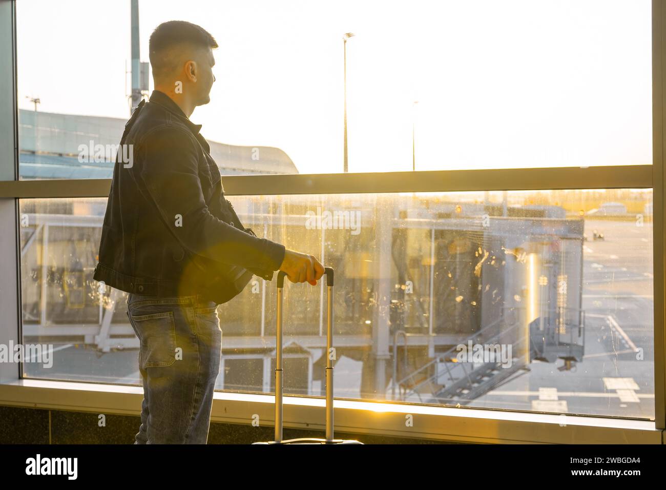 Black man boarding plane hi-res stock photography and images - Alamy