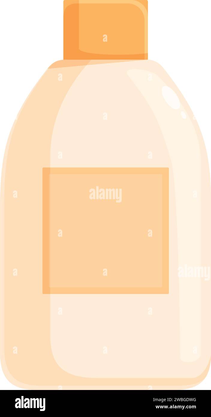 Cream bottle dispenser icon cartoon vector. Small bottom salve. Rash ...