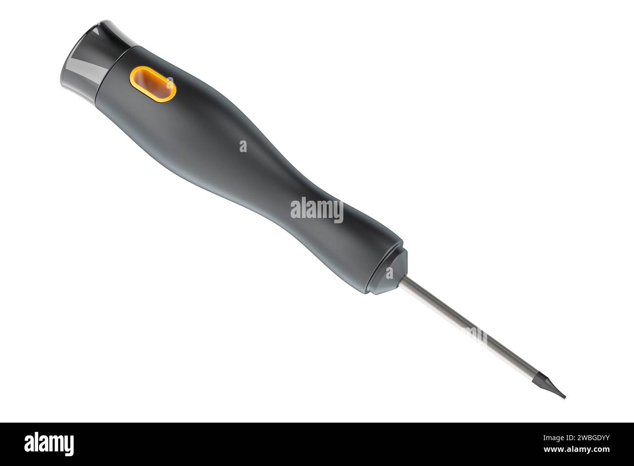 Screwdriver, 3D rendering isolated on white background Stock Photo - Alamy