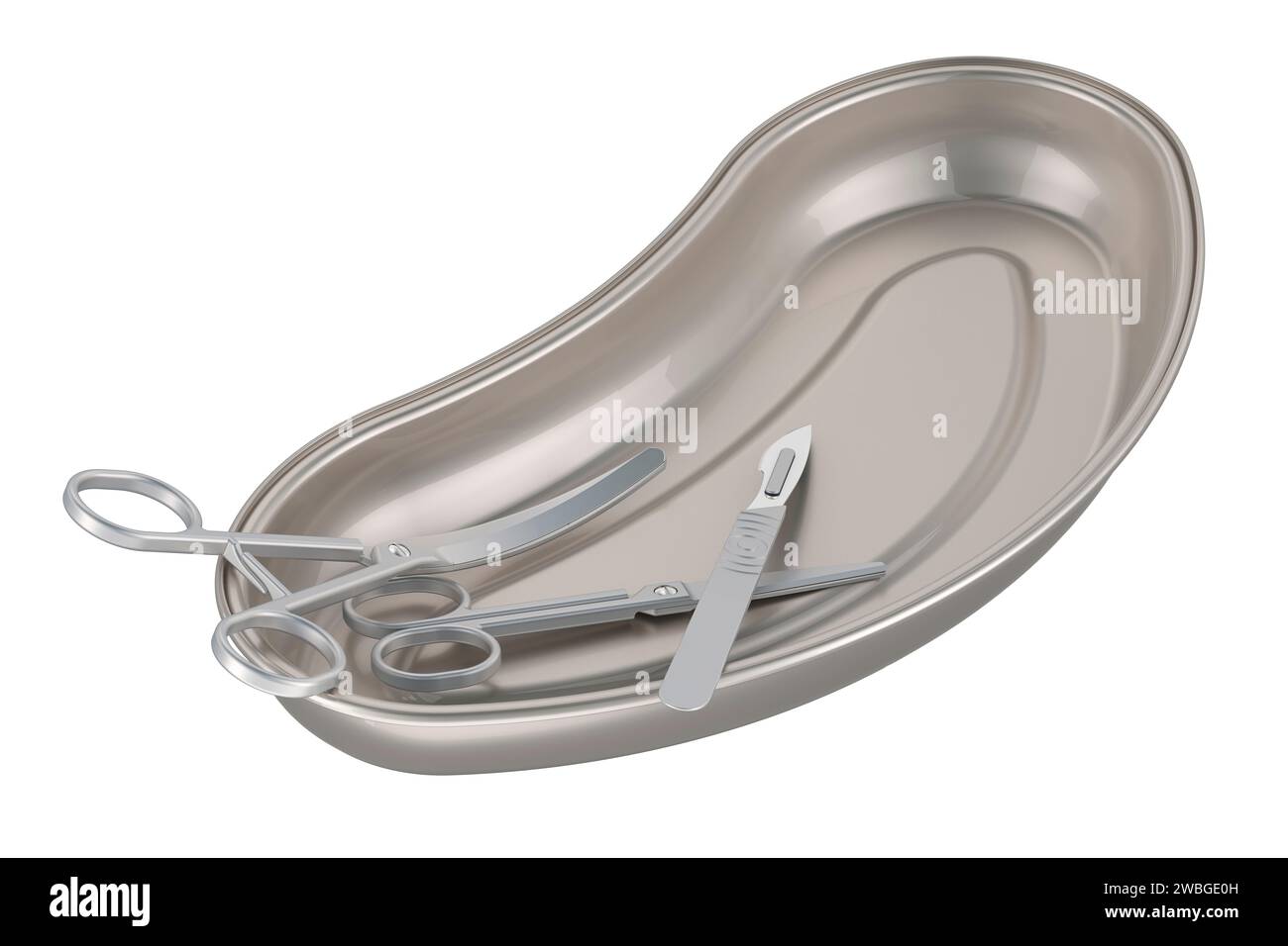 Surgical, Operational Instrument Tray with surgical instruments, 3D ...