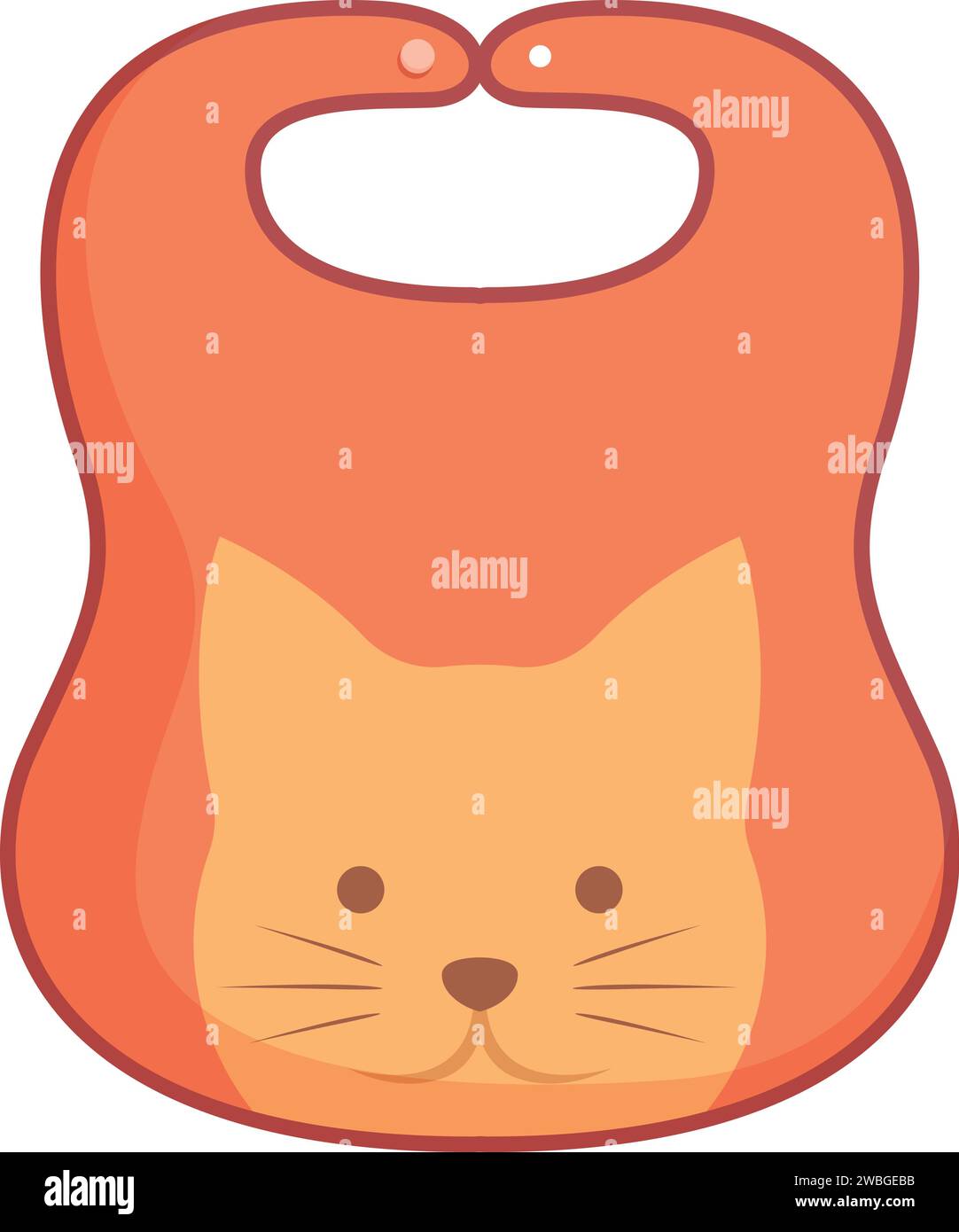 Cat with bib Stock Vector Images - Alamy