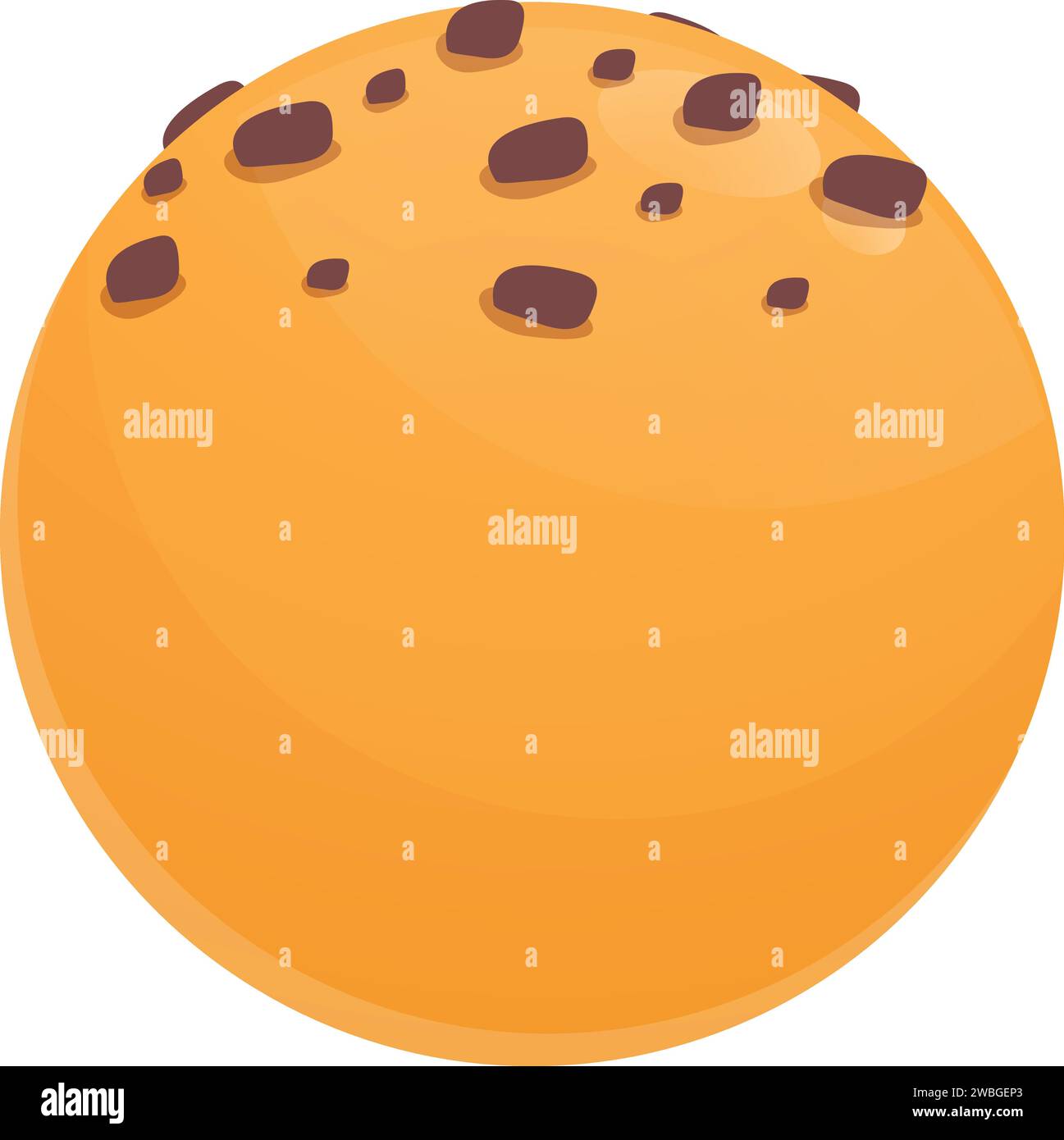 Sugar bomb icon cartoon vector. Candy dessert ball. Cake candy Stock ...