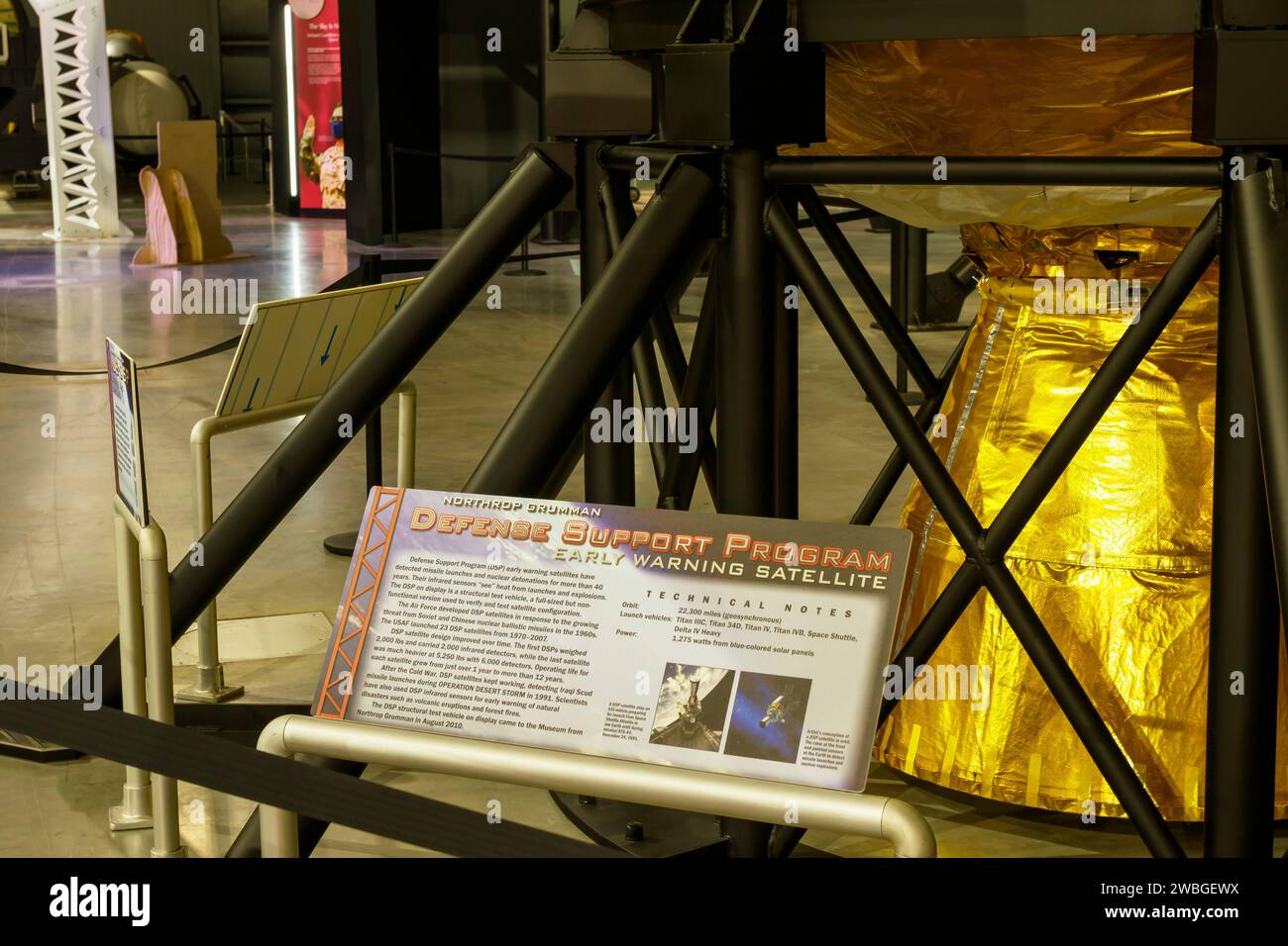 Northrop Gruman Defense Support Program (DSP) Early Warning Satellite ...