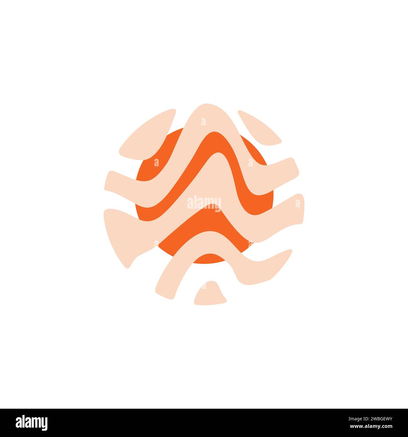 Sun wave logo Stock Vector Images - Alamy