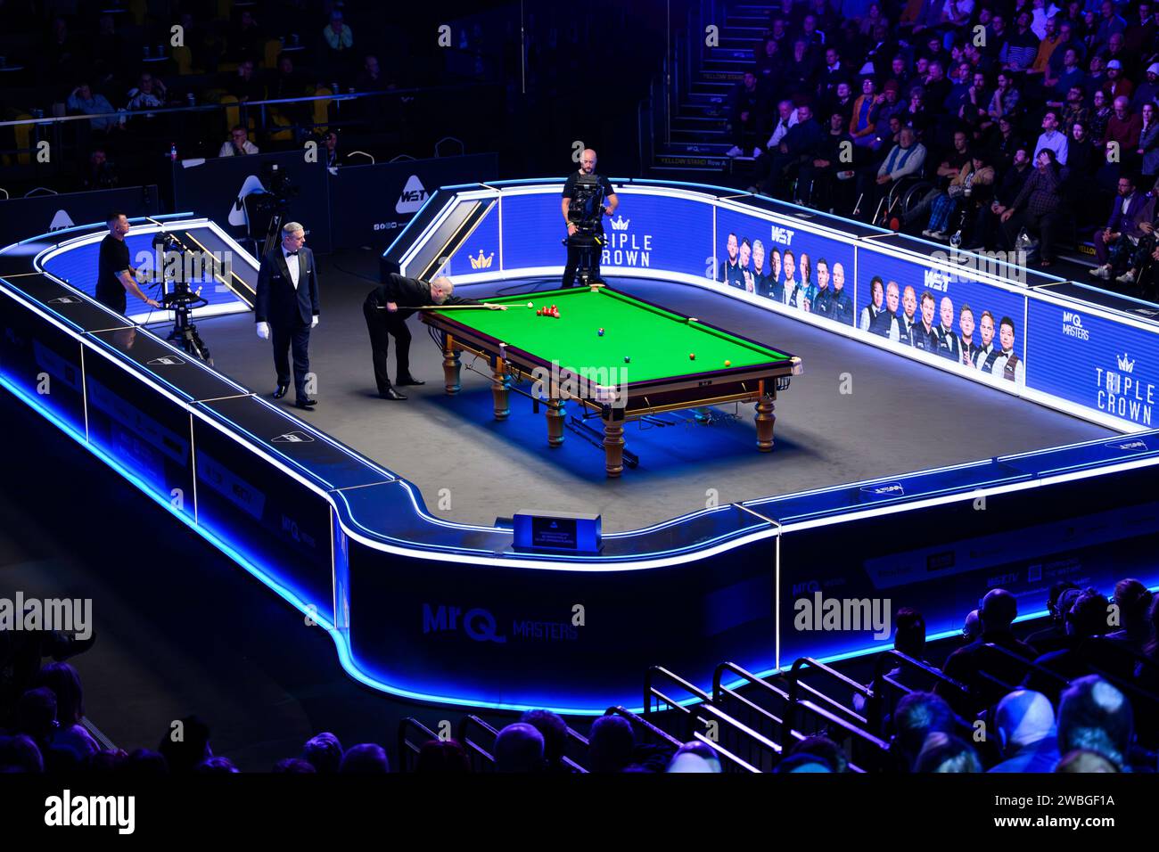 LONDON, UNITED KINGDOM. 10th Jan, 2024. Robert Milkins in day 3 match ...