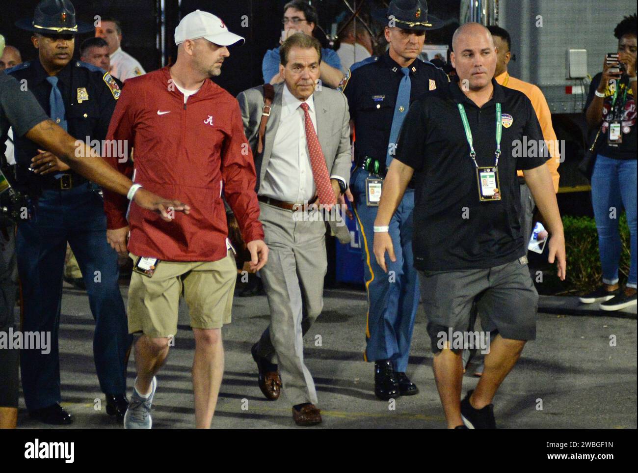 FILE PHOTO** Alabama Football coach Nick Saban Has Retired. MIAMI ...