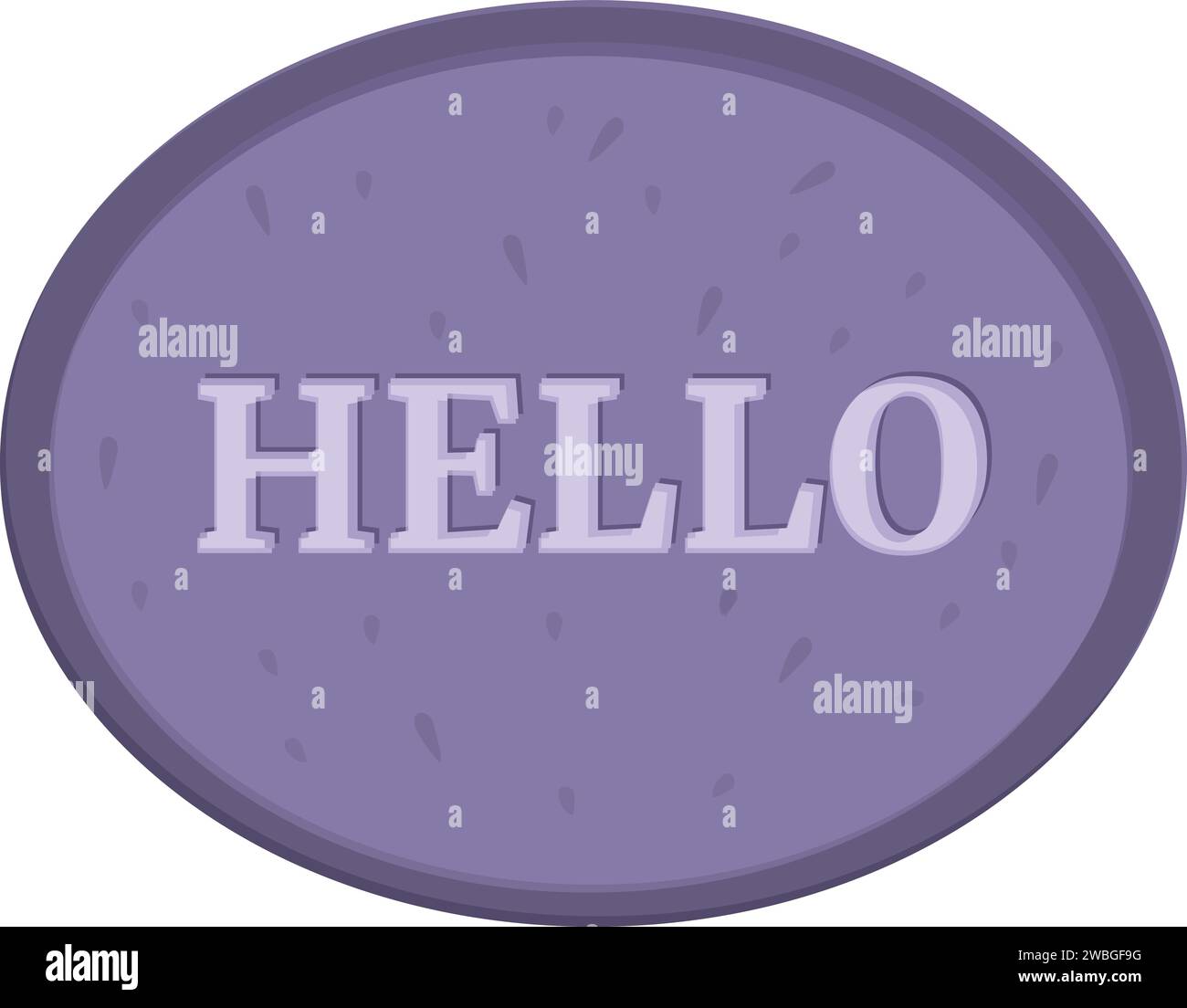 Hello entry door mat icon cartoon vector. Home shoe. Carpeting visit ...