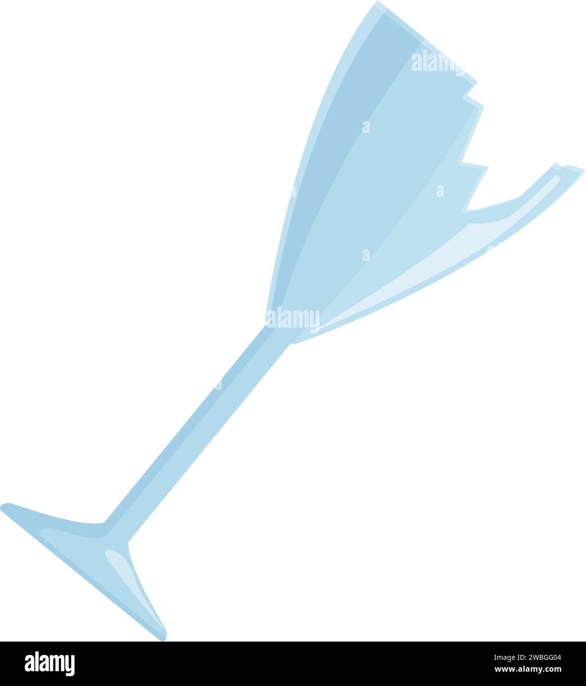 Broken glass waste icon cartoon vector. Sorting home trash. Reuse can ...