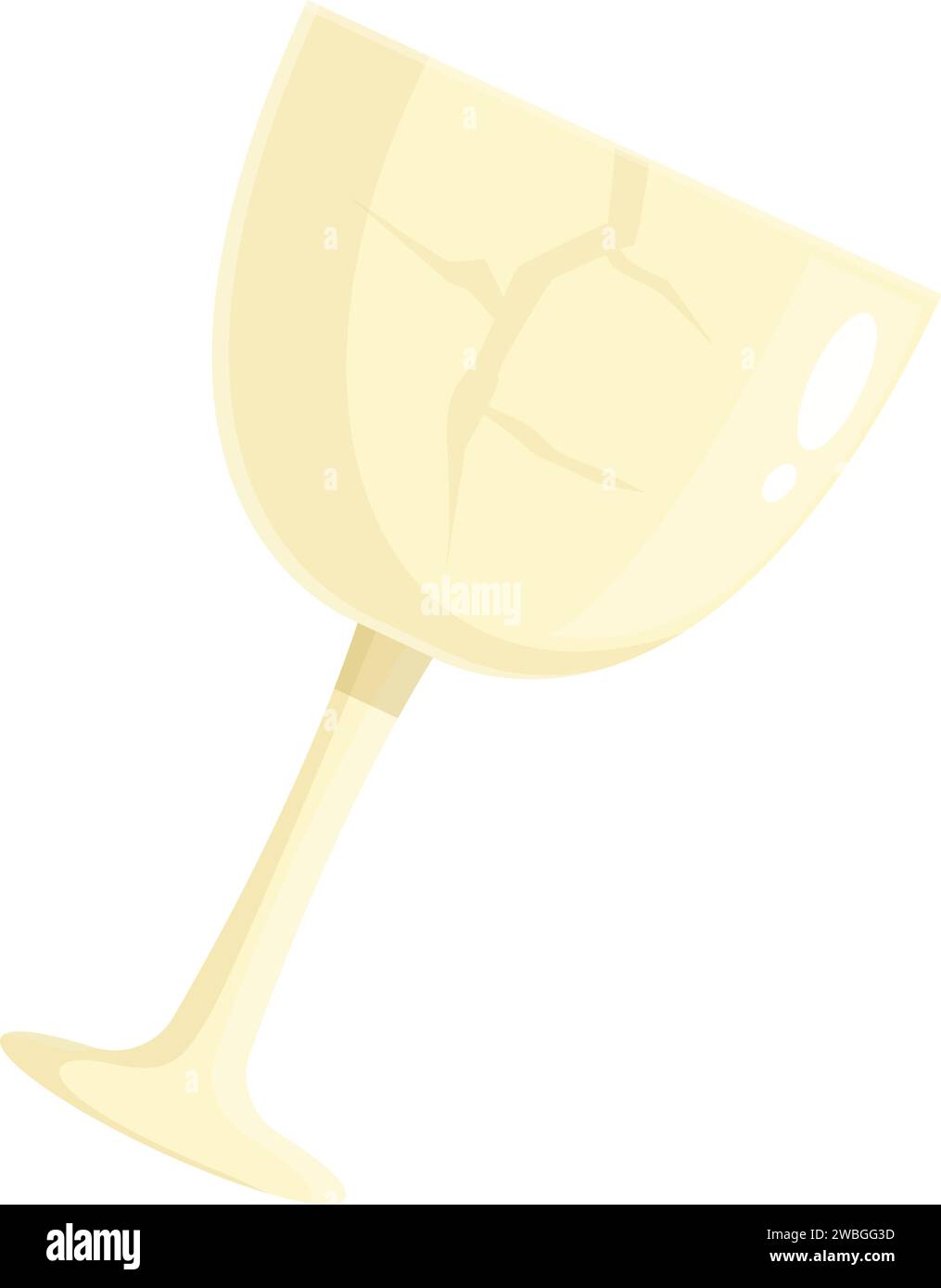 Broken glass waste icon cartoon vector. Ecology trash sort. Separation ...