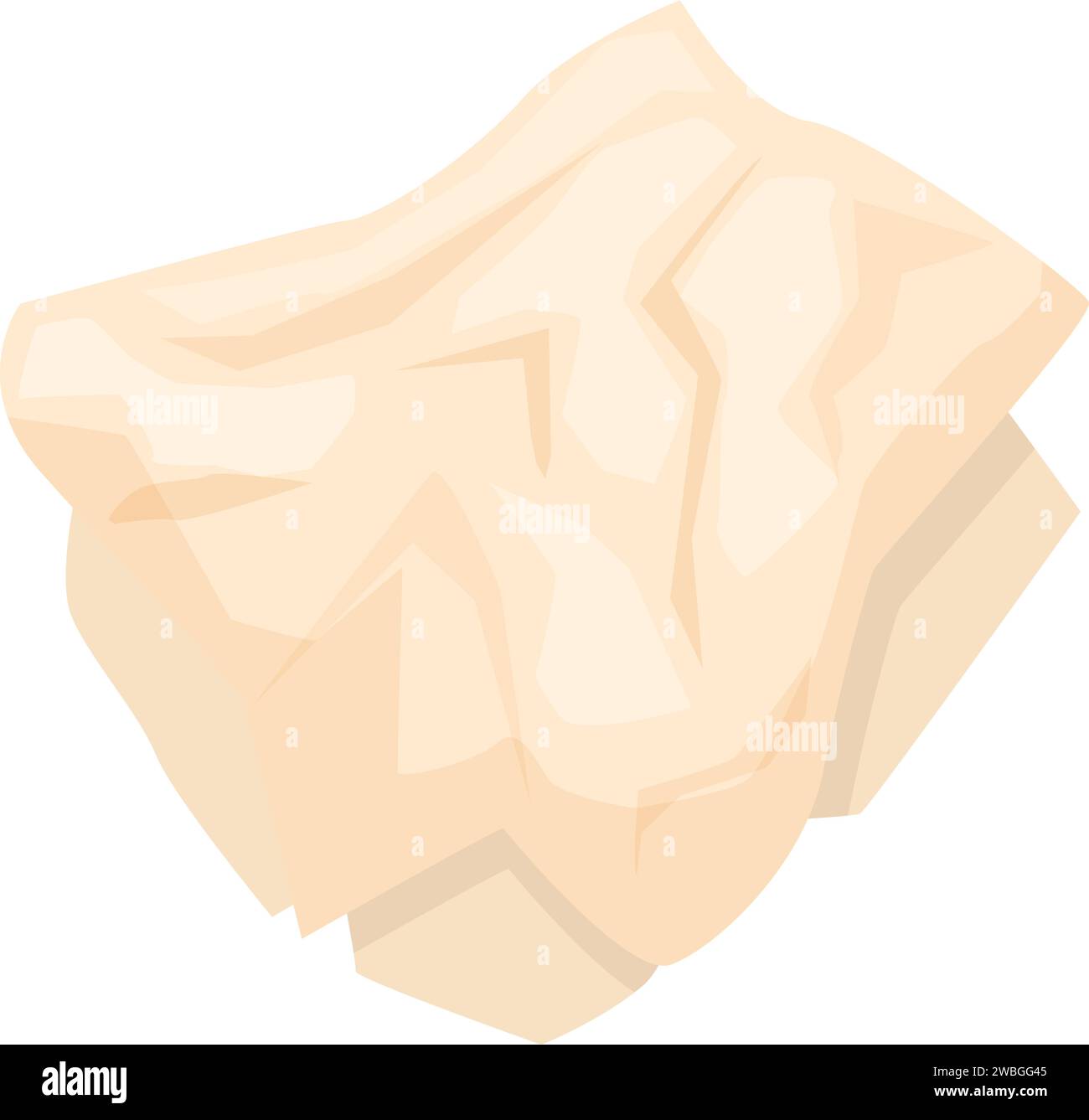 Paper waste sorting icon cartoon vector. Can dustbin. Sort ecology ...