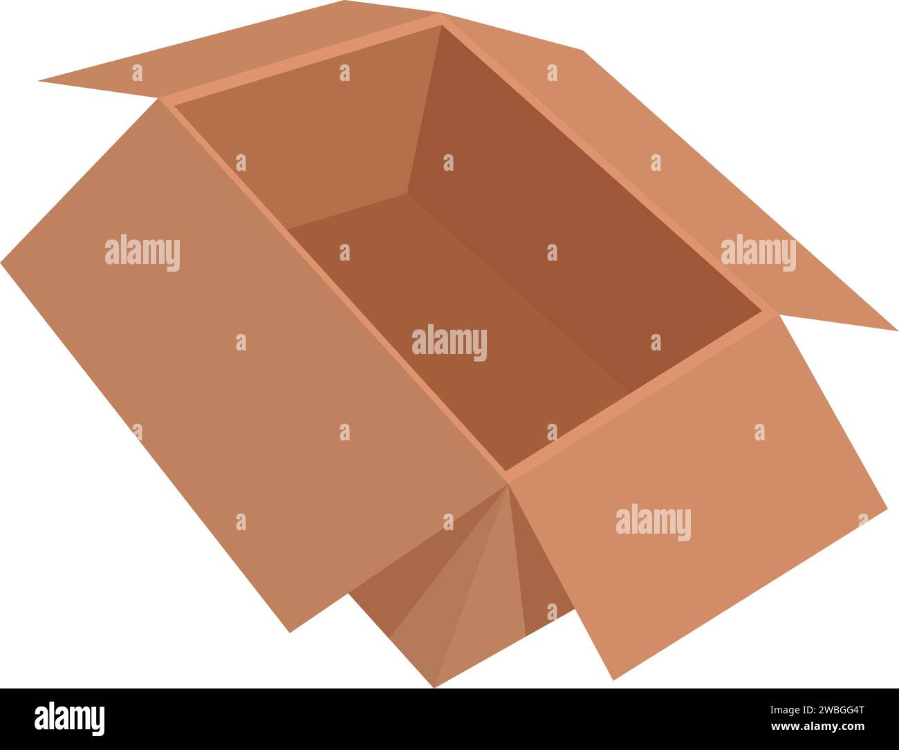 Waste carton box icon cartoon vector. Separation ecology organic. Glass ...