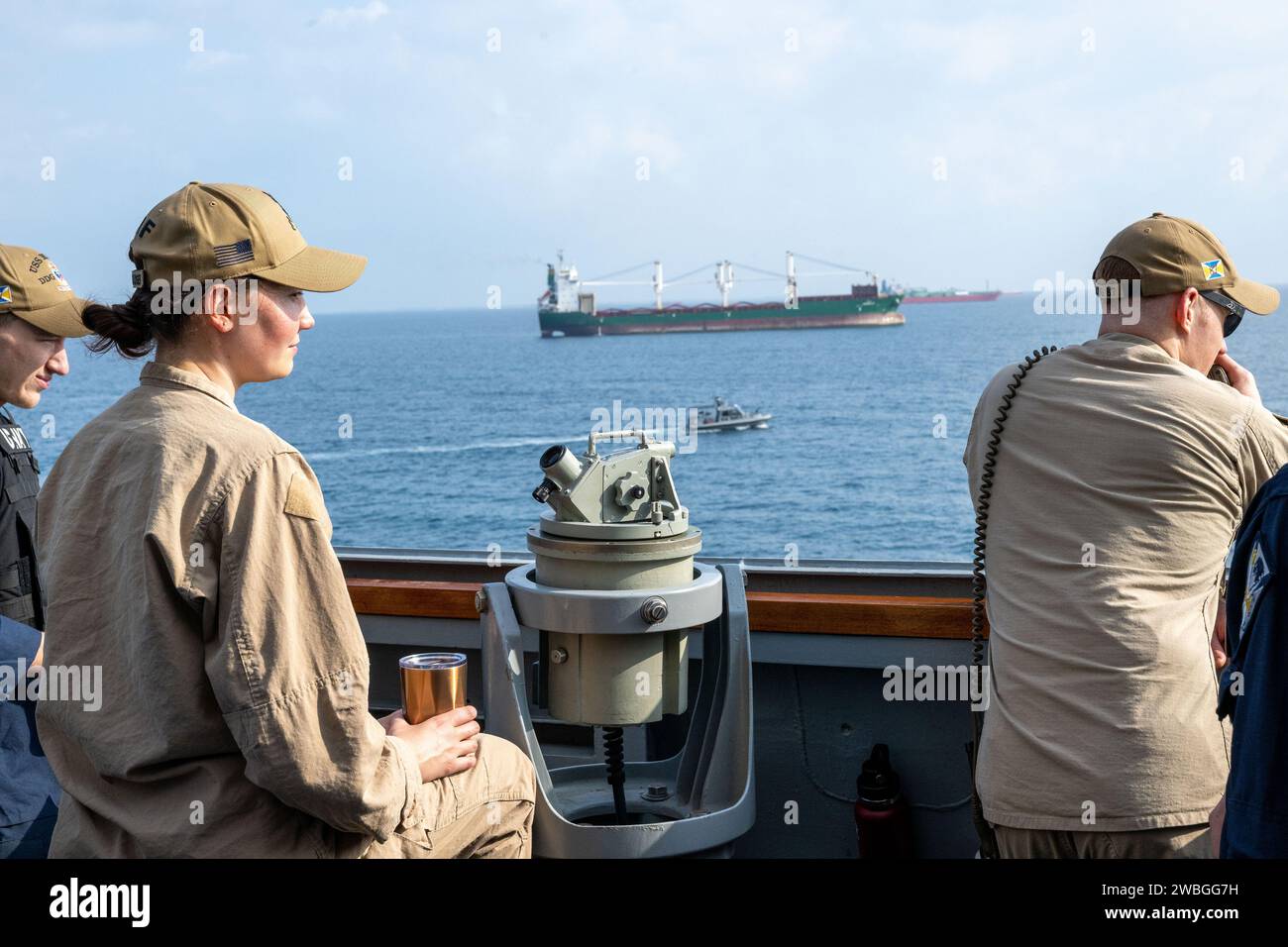 231226-N-CK669-1008 GULF OF ADEN (Dec. 26, 2023) Lt. Charmaine Solis ...