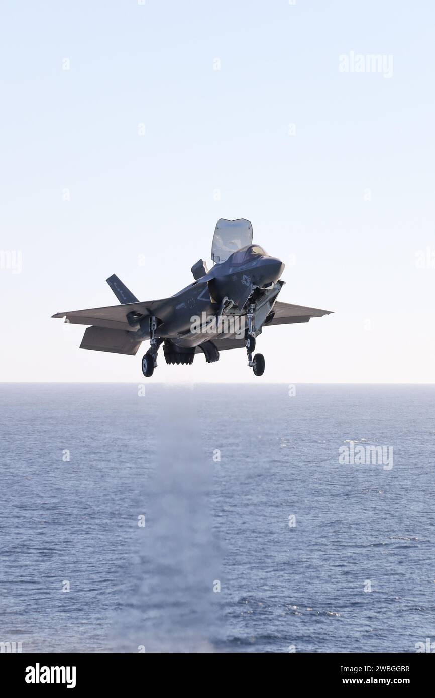 An F-35B Lightning II aircraft, assigned to the “Vikings” of Marine ...