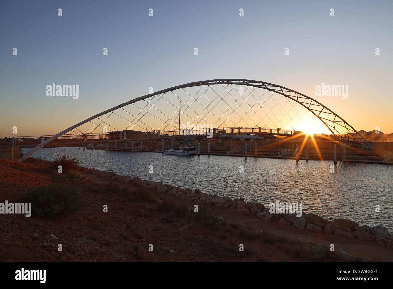 Marina bridge exmouth hi-res stock photography and images - Alamy