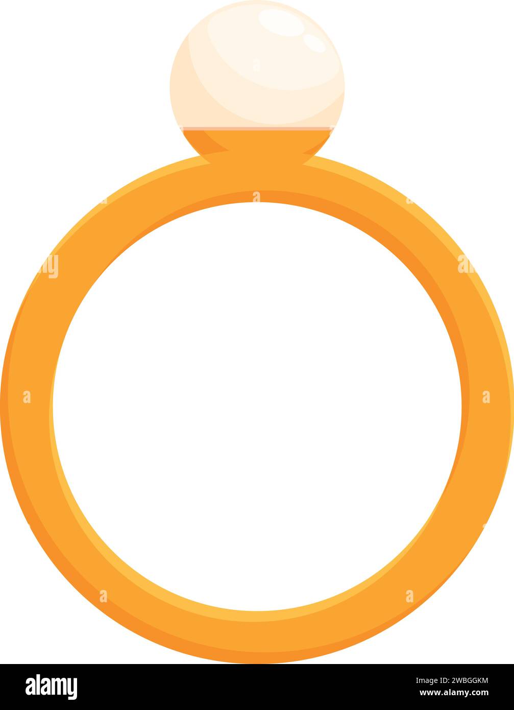 Pearl stone ring icon cartoon vector. Retail emporium. Accessory style ...