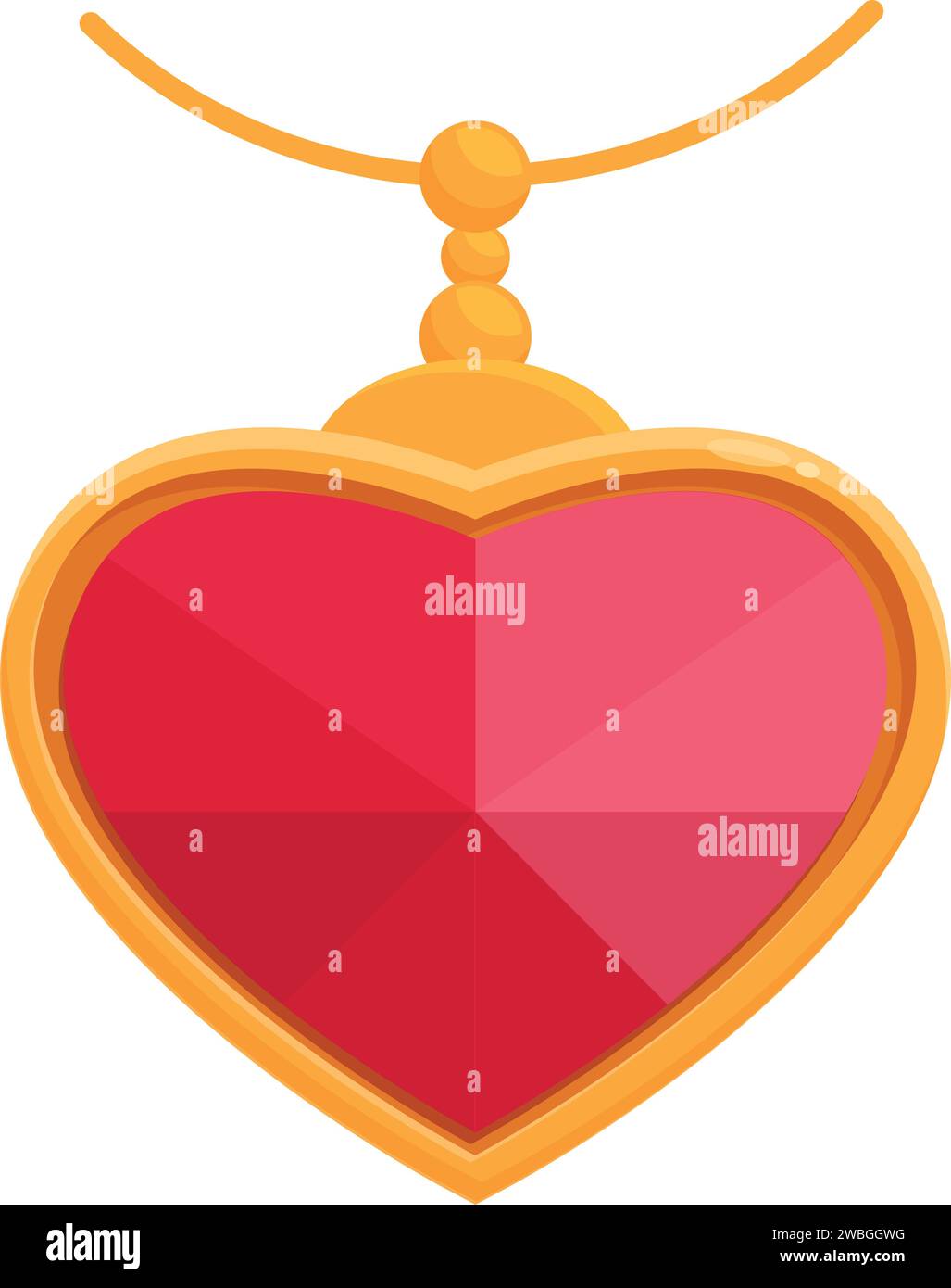 Red ruby heart jewel icon cartoon vector. Shop gift. Style lady Stock ...