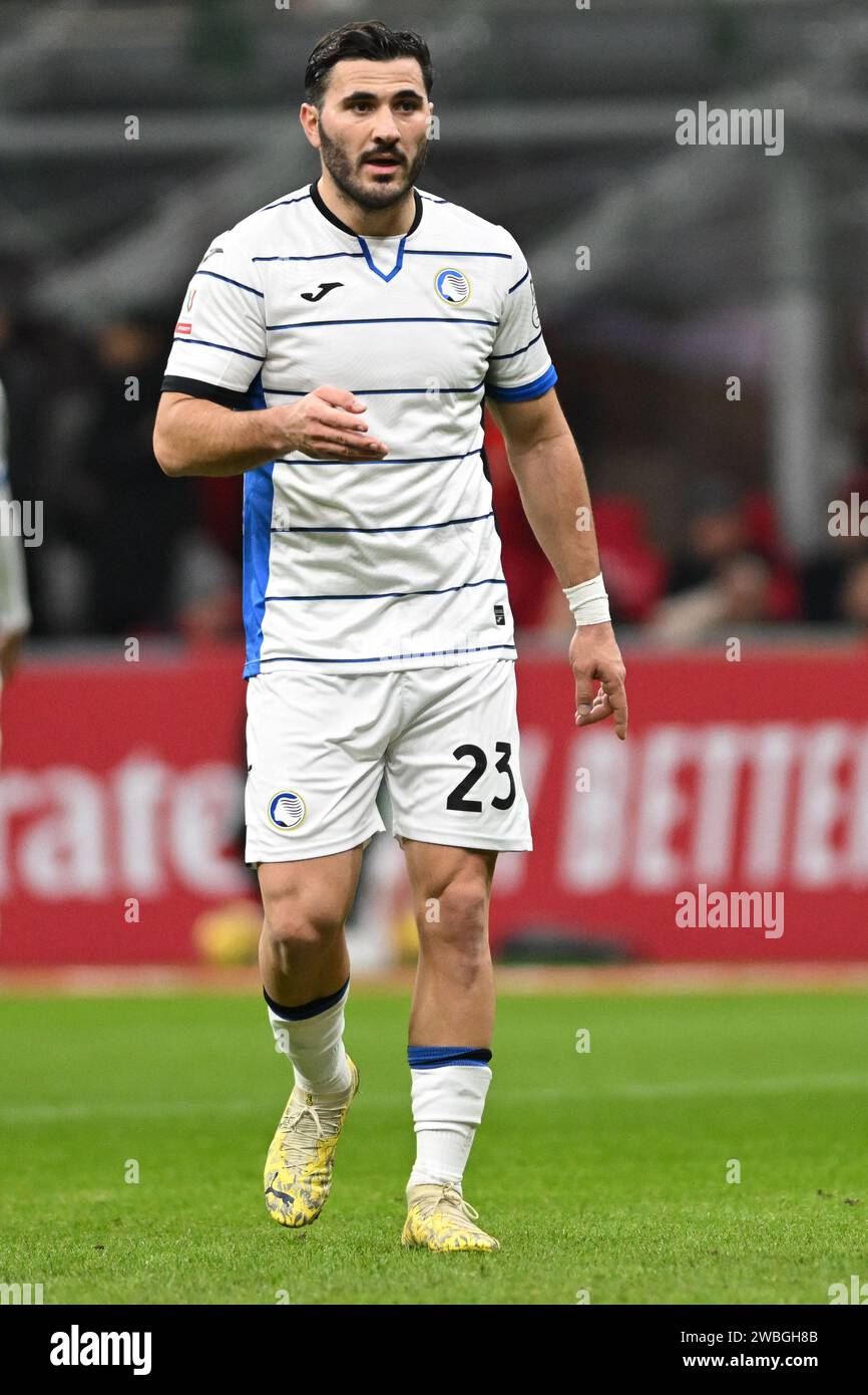 Sead Kolasinac of Atalanta BC during Coppa Italia quarter Finals match ...