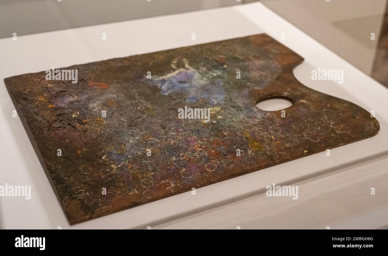Claude Monet's painter pallet Stock Photo - Alamy