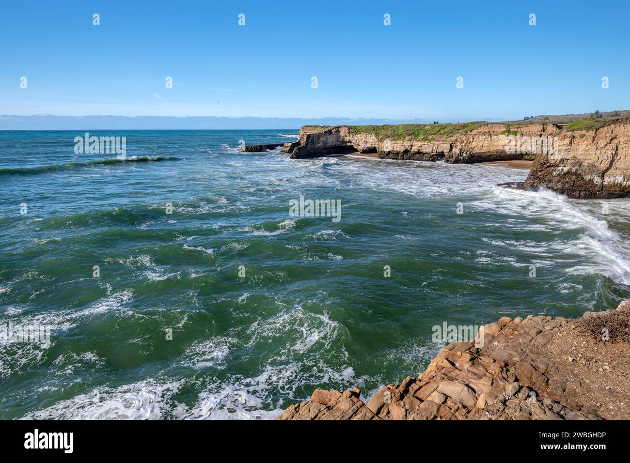Wilder Ranch state park shoreline and surf near Santa Cruz California ...