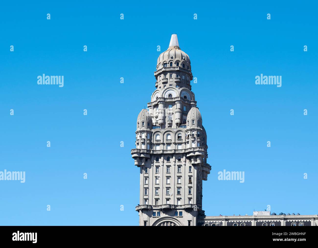 Architecture of Montevideo, Palacio Salvo building in Plaza ...