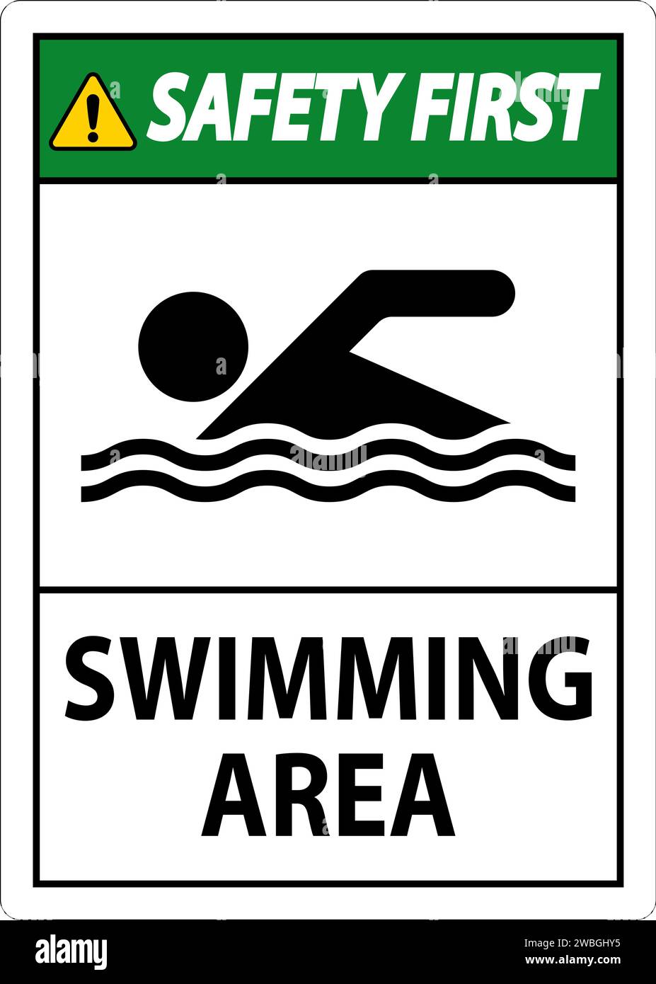 Sign swimming Stock Vector Images - Alamy