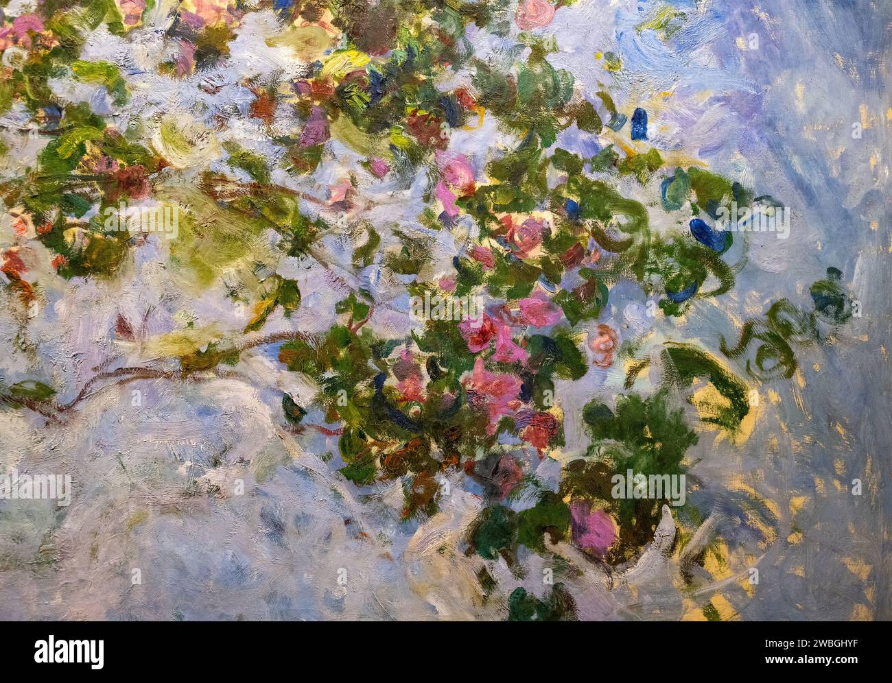 Monet garden painting hi-res stock photography and images - Alamy