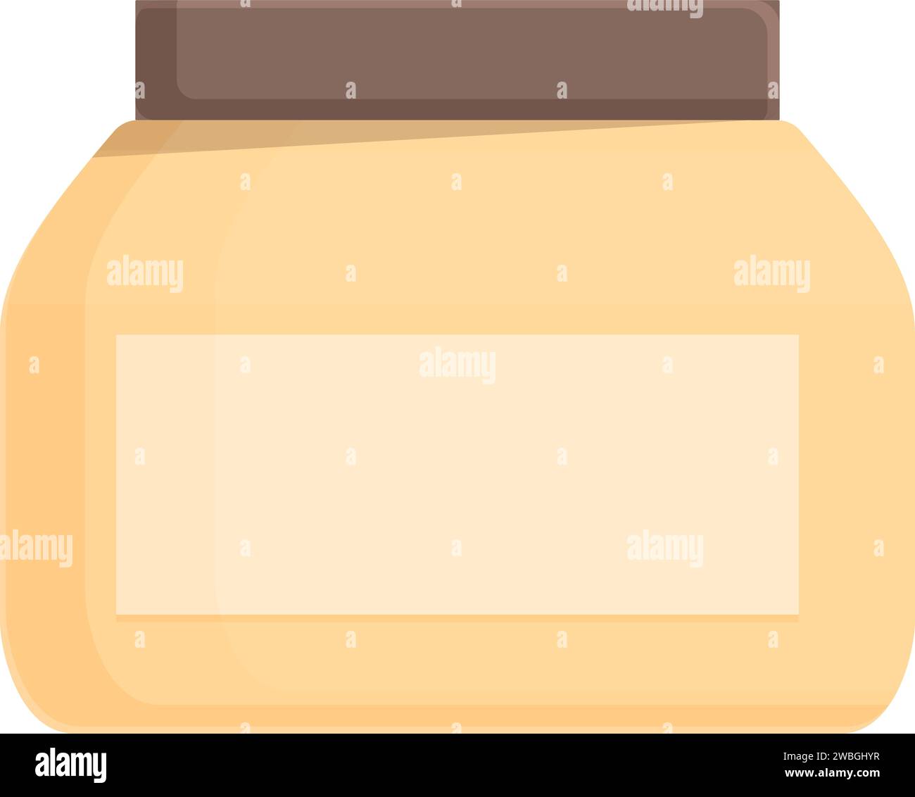 Cream pot icon cartoon vector. Man care face. Acne facial problem Stock ...