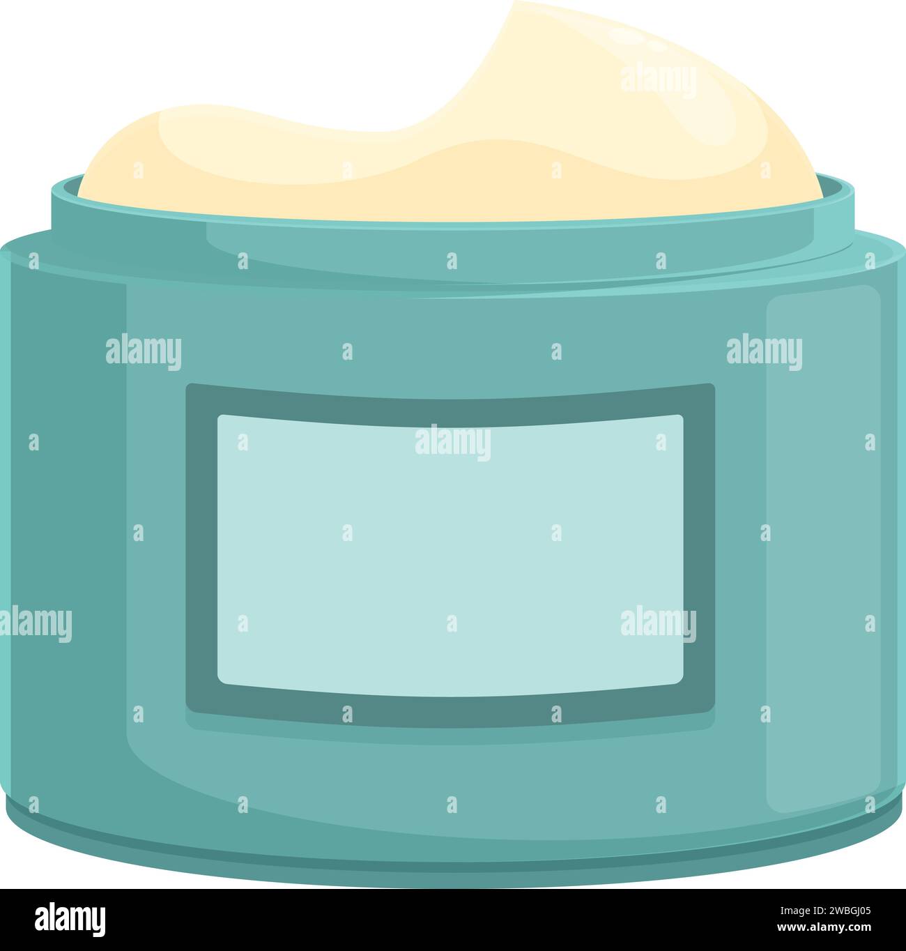 Men skin cream jar icon cartoon vector. Person care. Beauty face Stock ...
