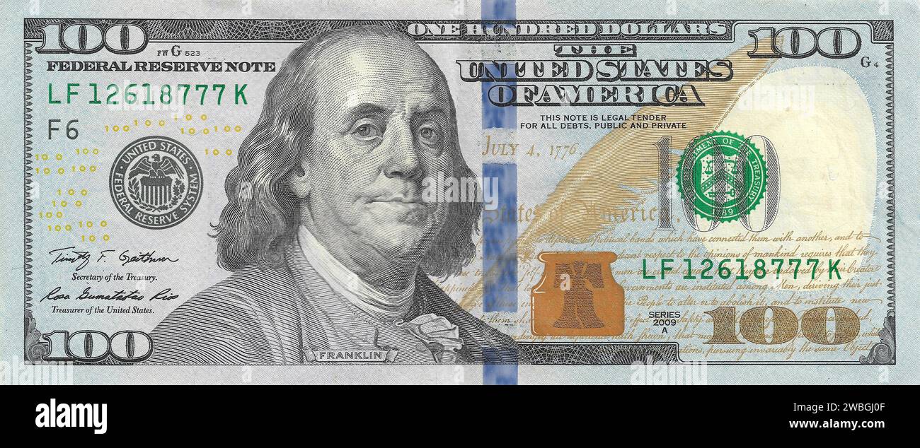 100 Dollar Bill Benjamin Franklin Hi res Stock Photography And Images
